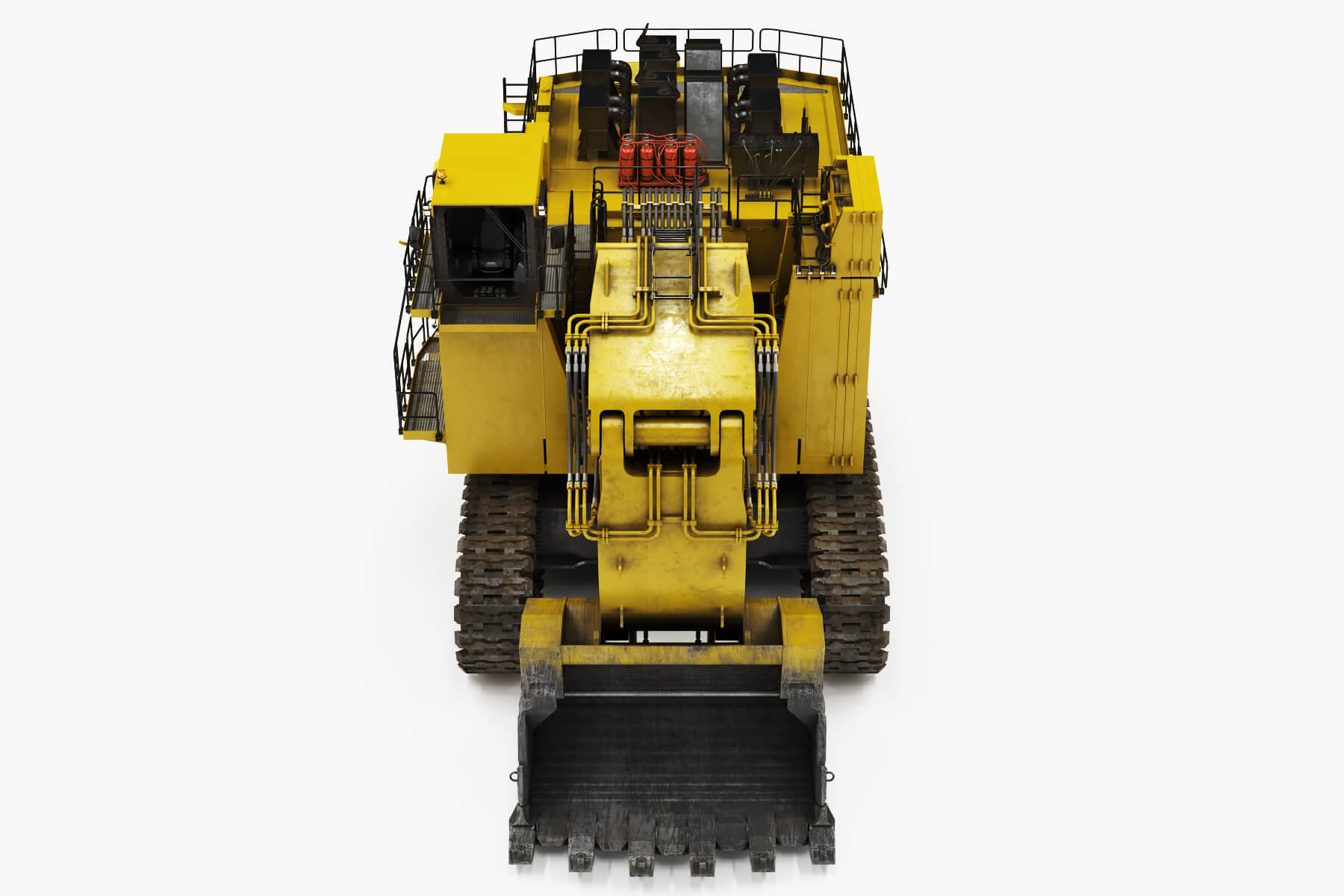Mining Excavator Komatsu Pc8000-6 Loading Shovel 3D Model by modelspro
