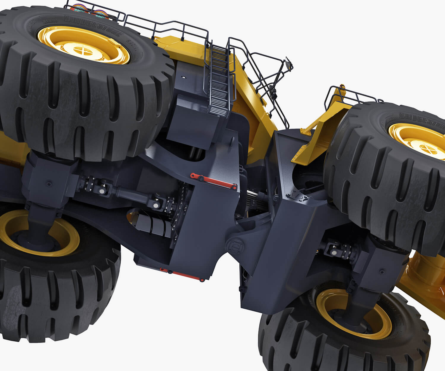 Mining Loader Komatsu Wa1200 - 3D Model by modelspro