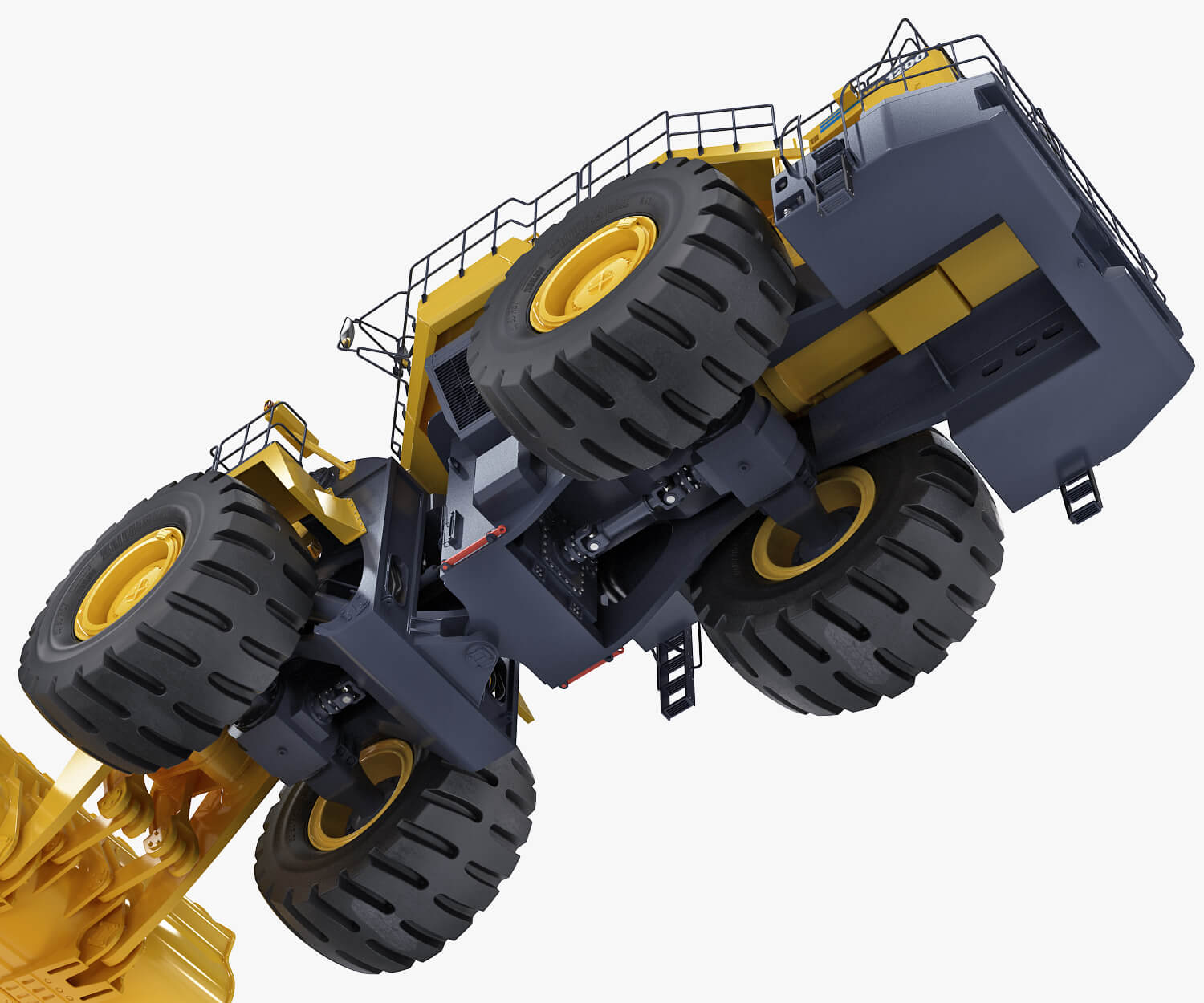 Mining Loader Komatsu Wa1200 - 3D Model by modelspro