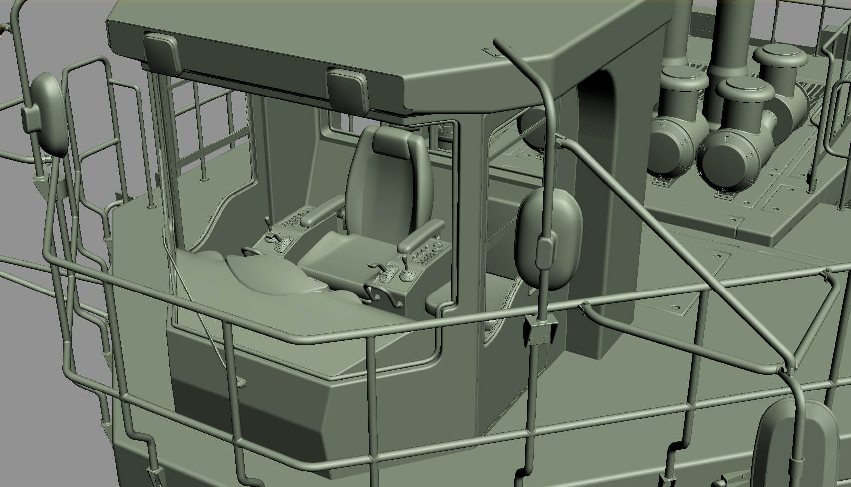 Mining Loader Komatsu Wa1200 - 3D Model by modelspro