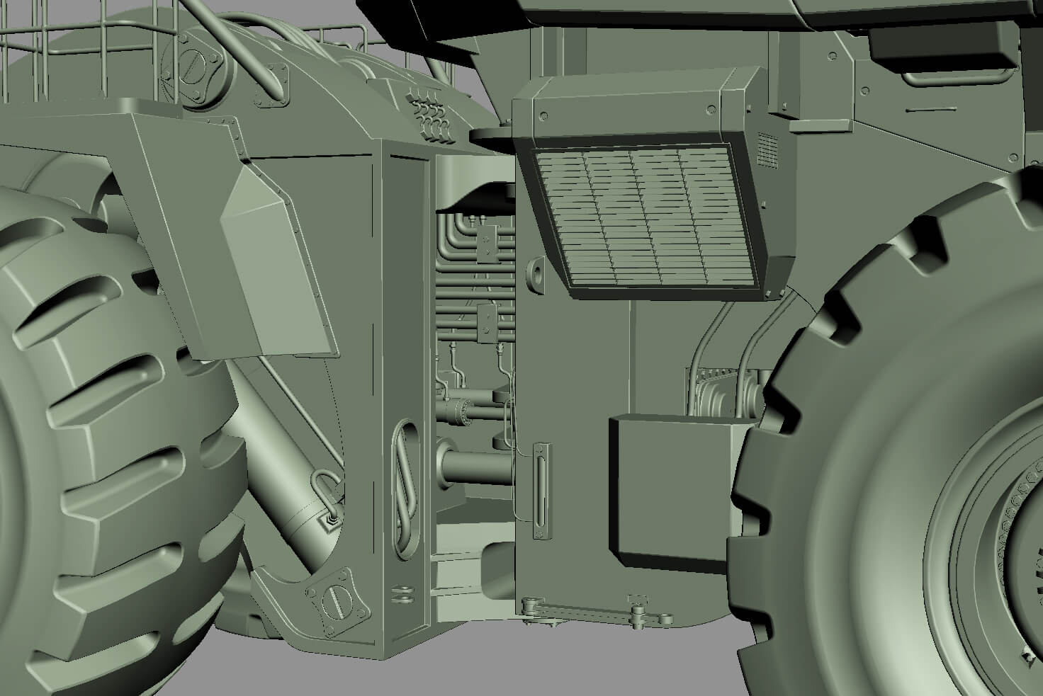 Mining Loader Komatsu Wa1200 - 3D Model by modelspro