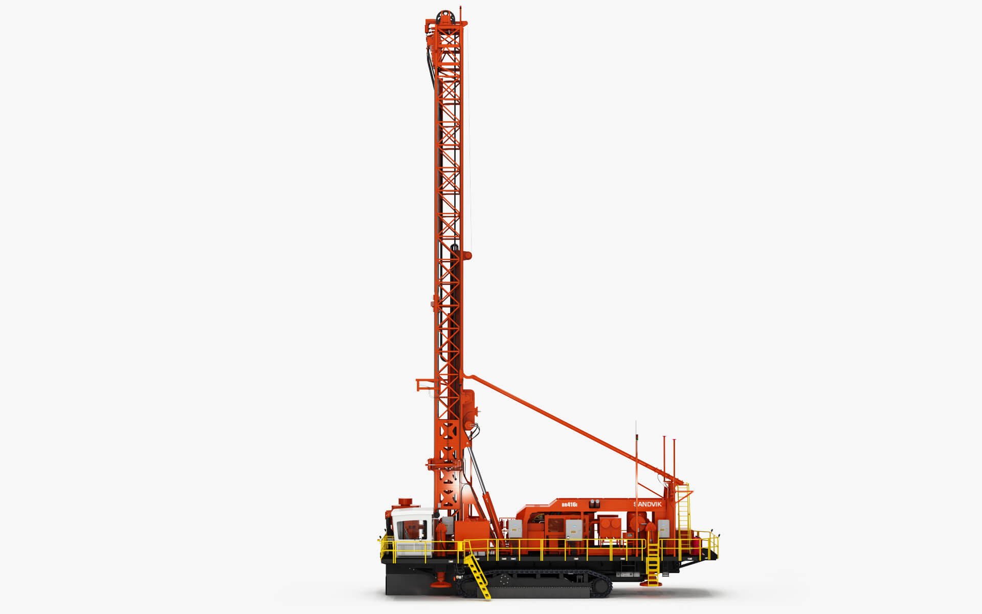 Rotary Blasthole Drill Rig Sandvik Dr416I - 3D Model by modelspro
