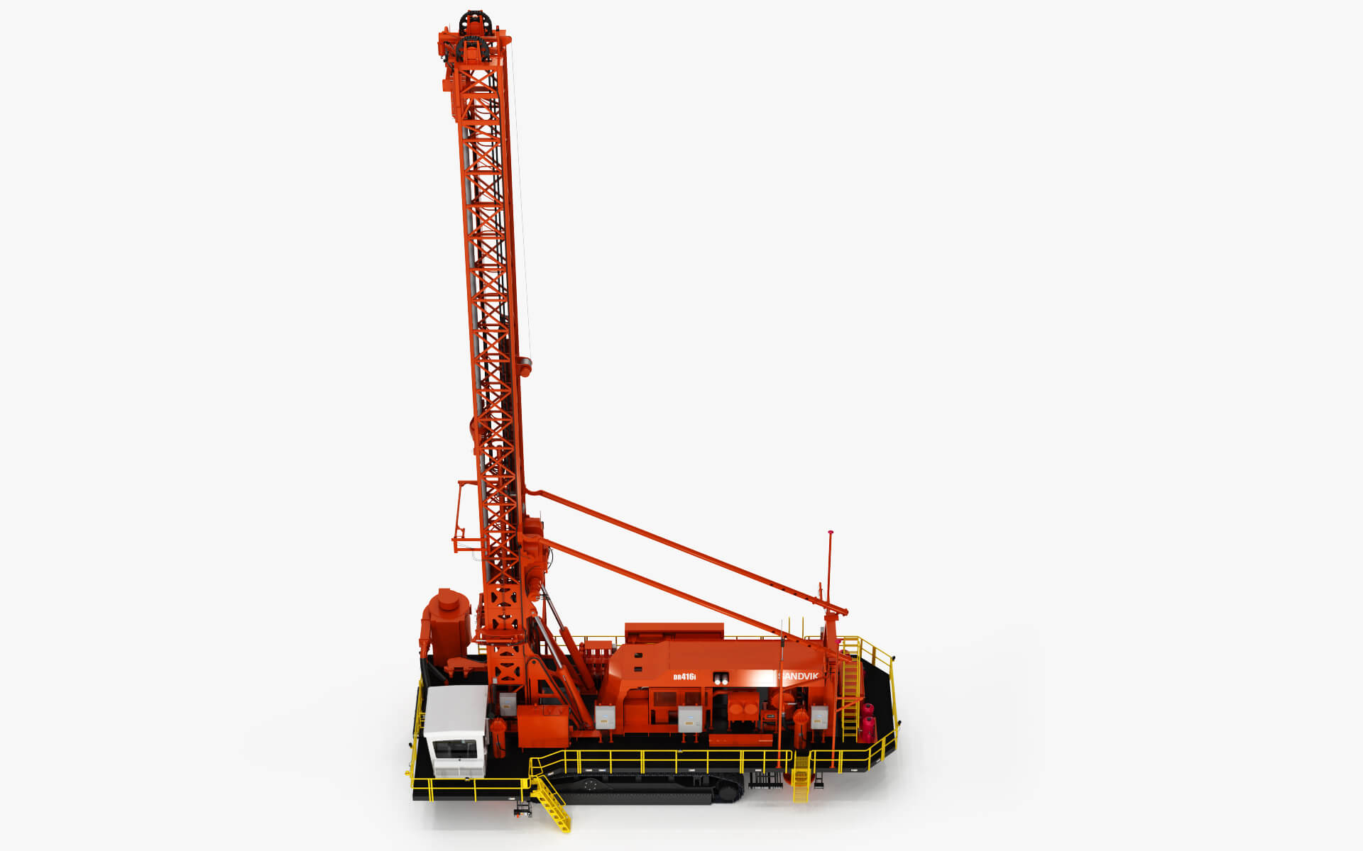 Rotary Blasthole Drill Rig Sandvik Dr416I - 3D Model by modelspro