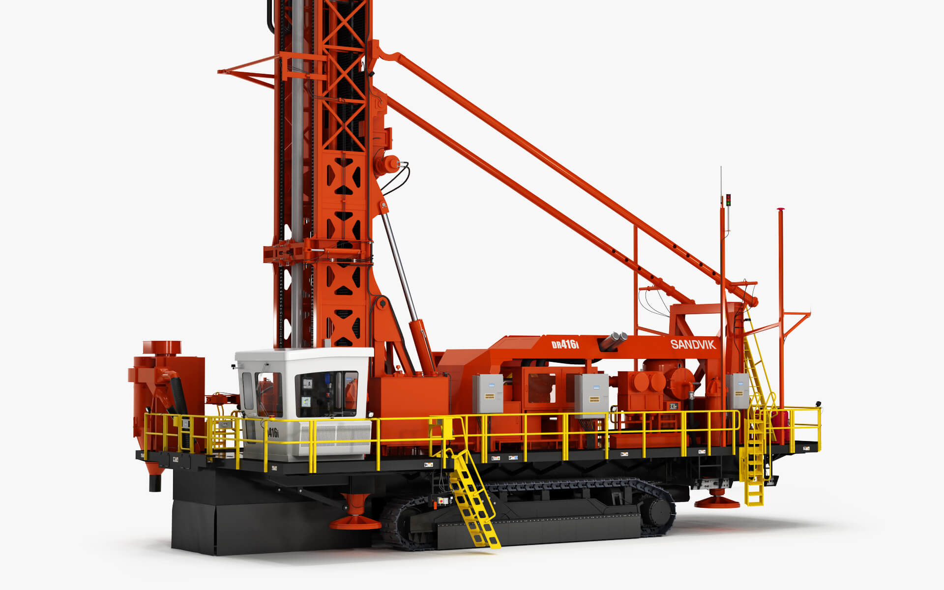 Rotary Blasthole Drill Rig Sandvik Dr416I - 3D Model by modelspro