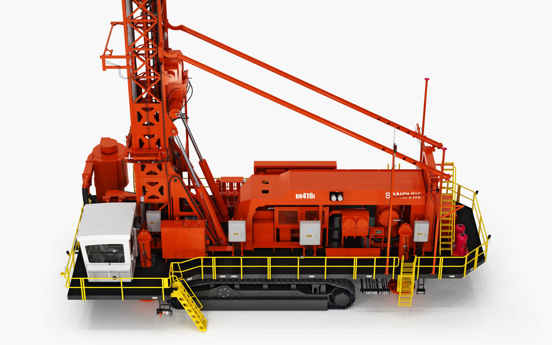Rotary Blasthole Drill Rig Sandvik Dr416I - 3D Model by modelspro