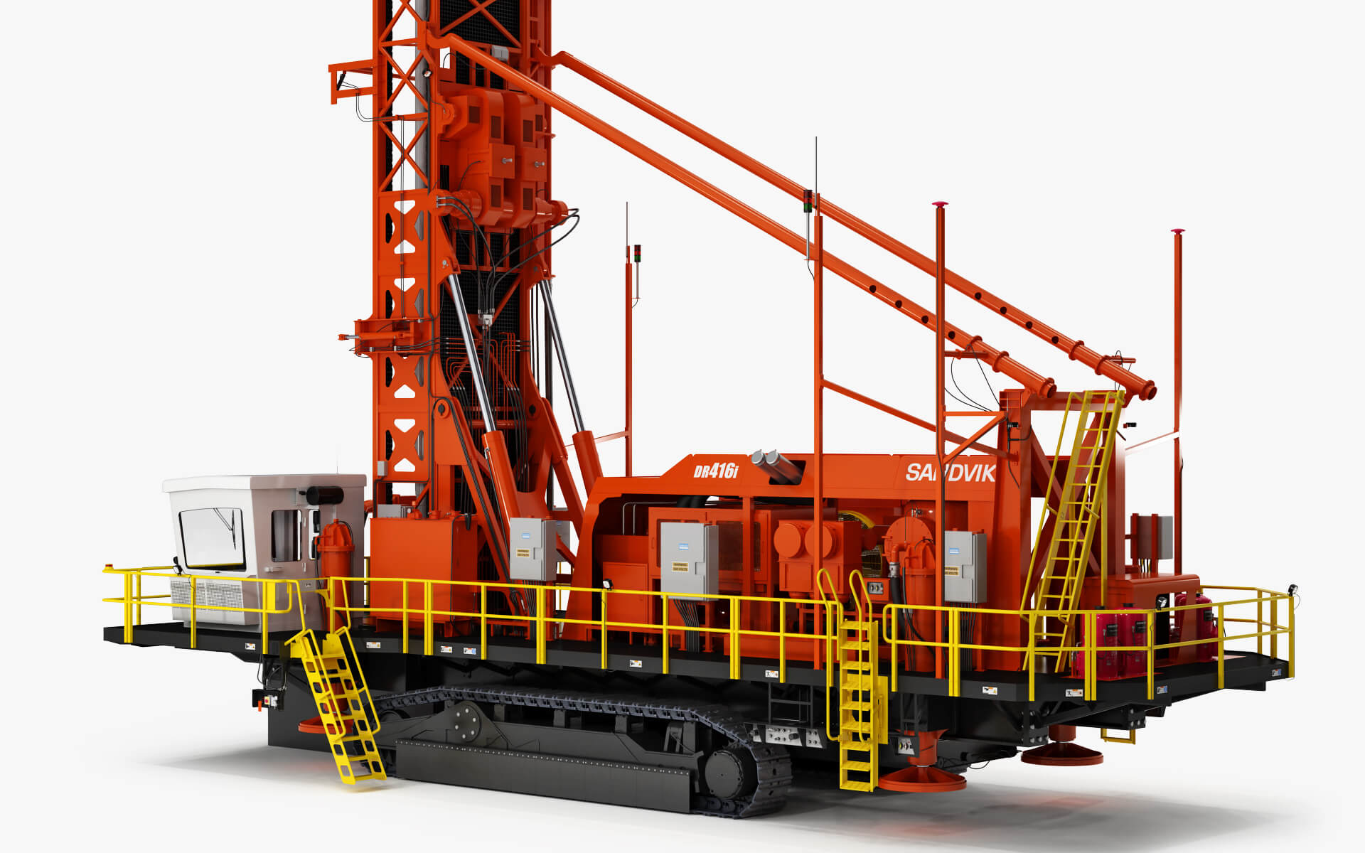 Rotary Blasthole Drill Rig Sandvik Dr416I - 3D Model by modelspro
