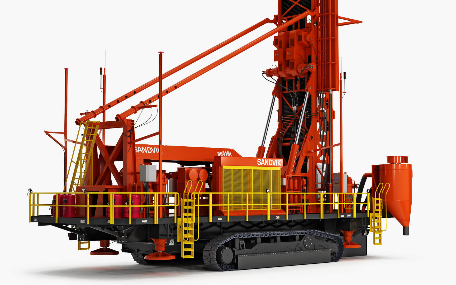 Rotary Blasthole Drill Rig Sandvik Dr416I - 3D Model by modelspro