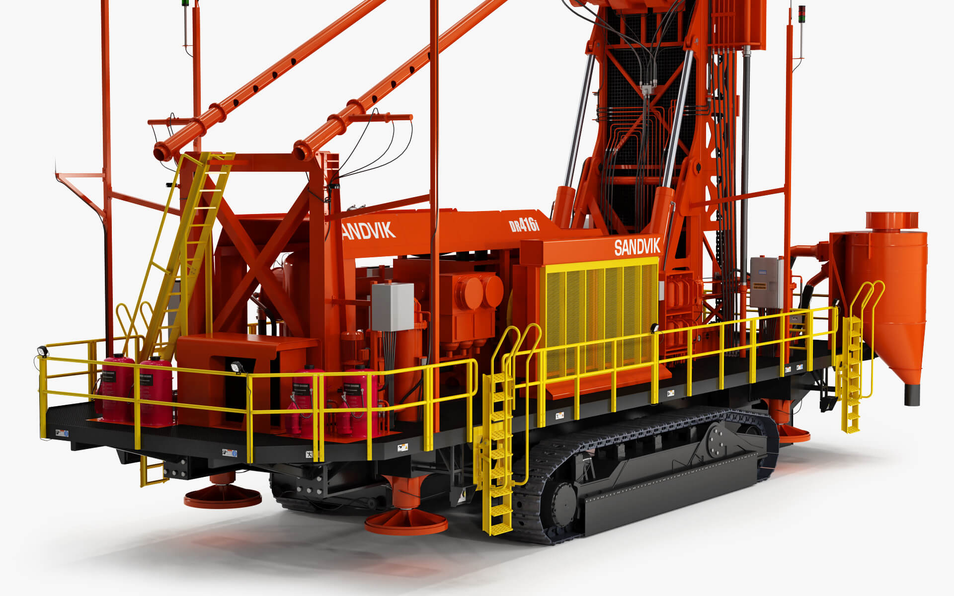 Rotary Blasthole Drill Rig Sandvik Dr416I - 3D Model by modelspro