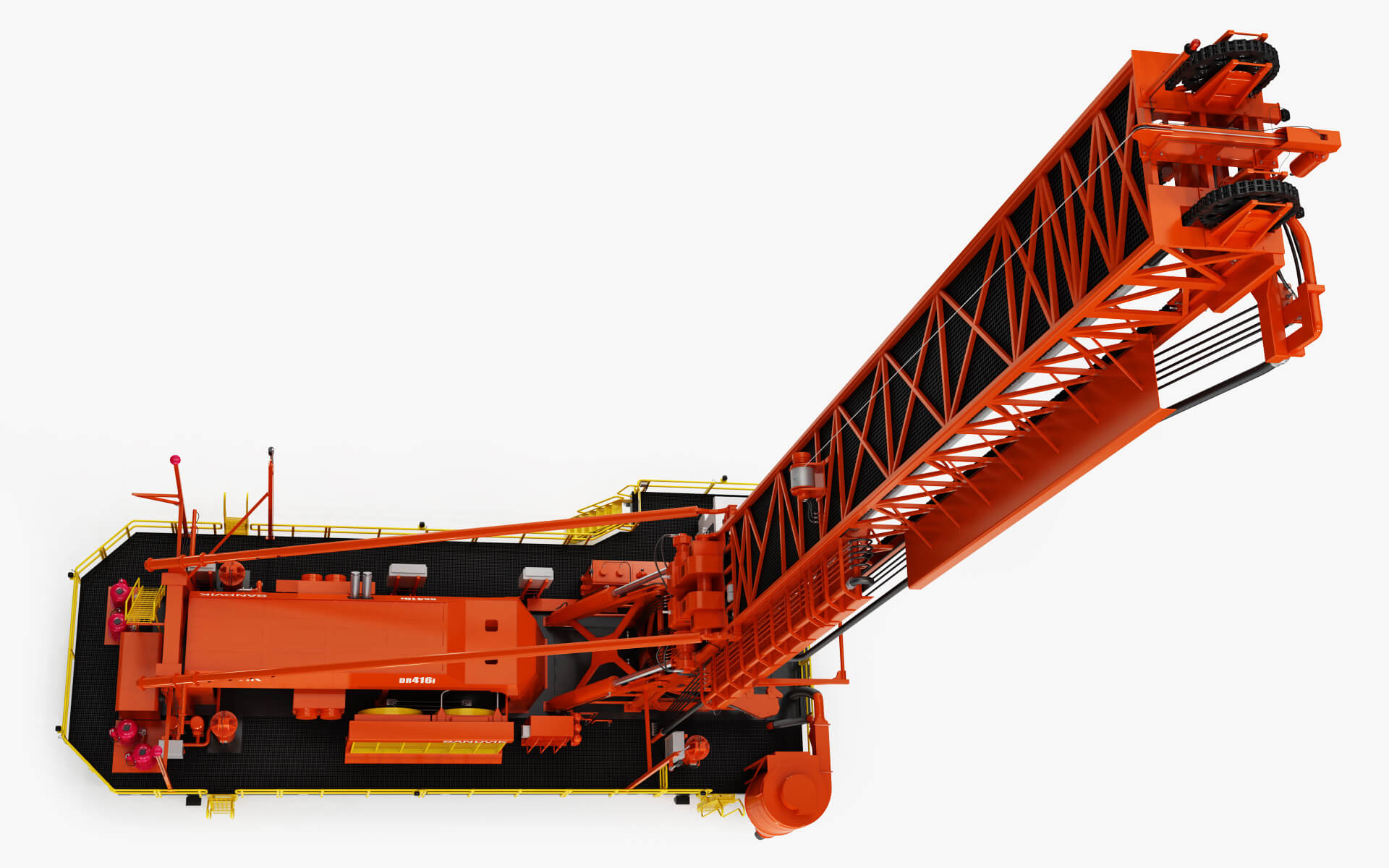 Rotary Blasthole Drill Rig Sandvik Dr416I - 3D Model by modelspro