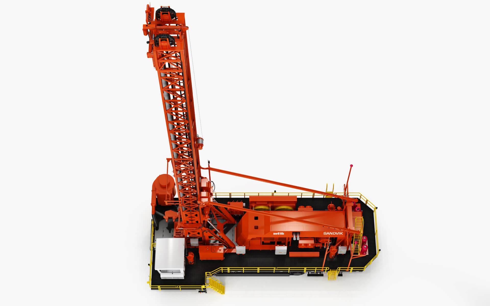 Rotary Blasthole Drill Rig Sandvik Dr416I - 3D Model by modelspro