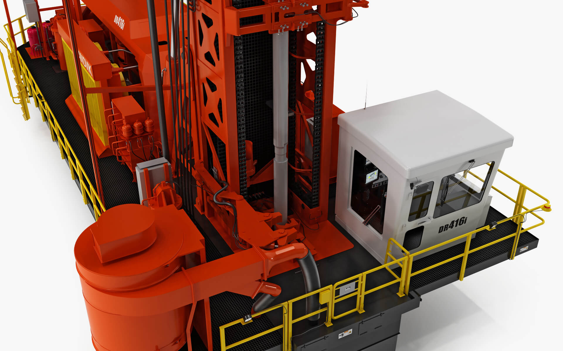 Rotary Blasthole Drill Rig Sandvik Dr416I - 3D Model by modelspro