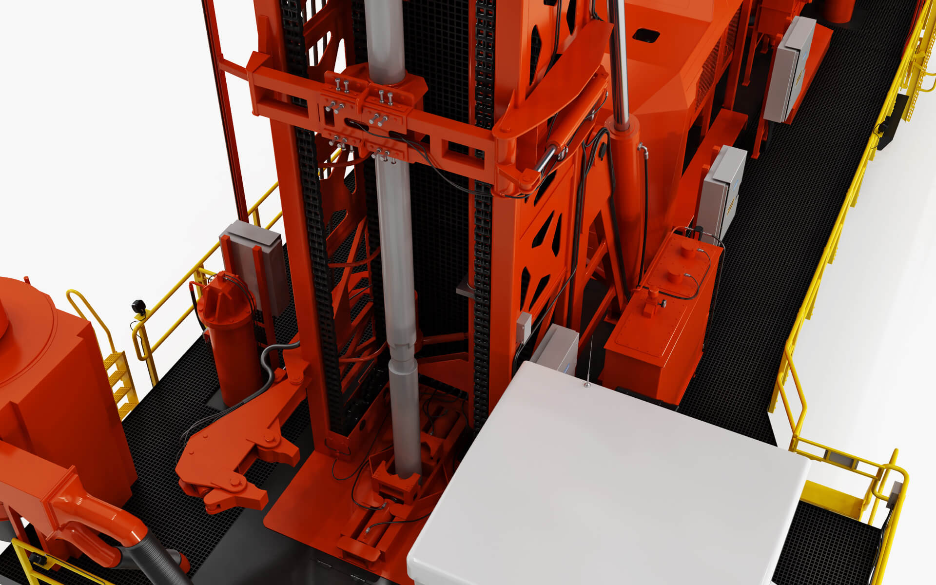 Rotary Blasthole Drill Rig Sandvik Dr416I - 3D Model by modelspro