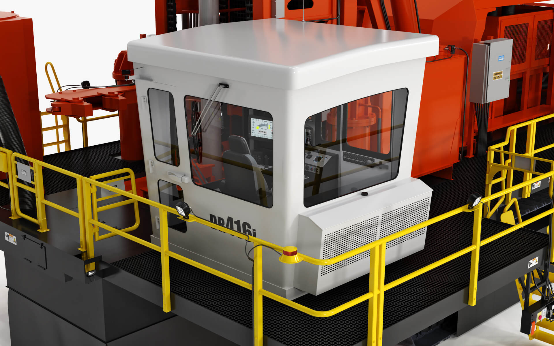 Rotary Blasthole Drill Rig Sandvik Dr416I - 3D Model by modelspro