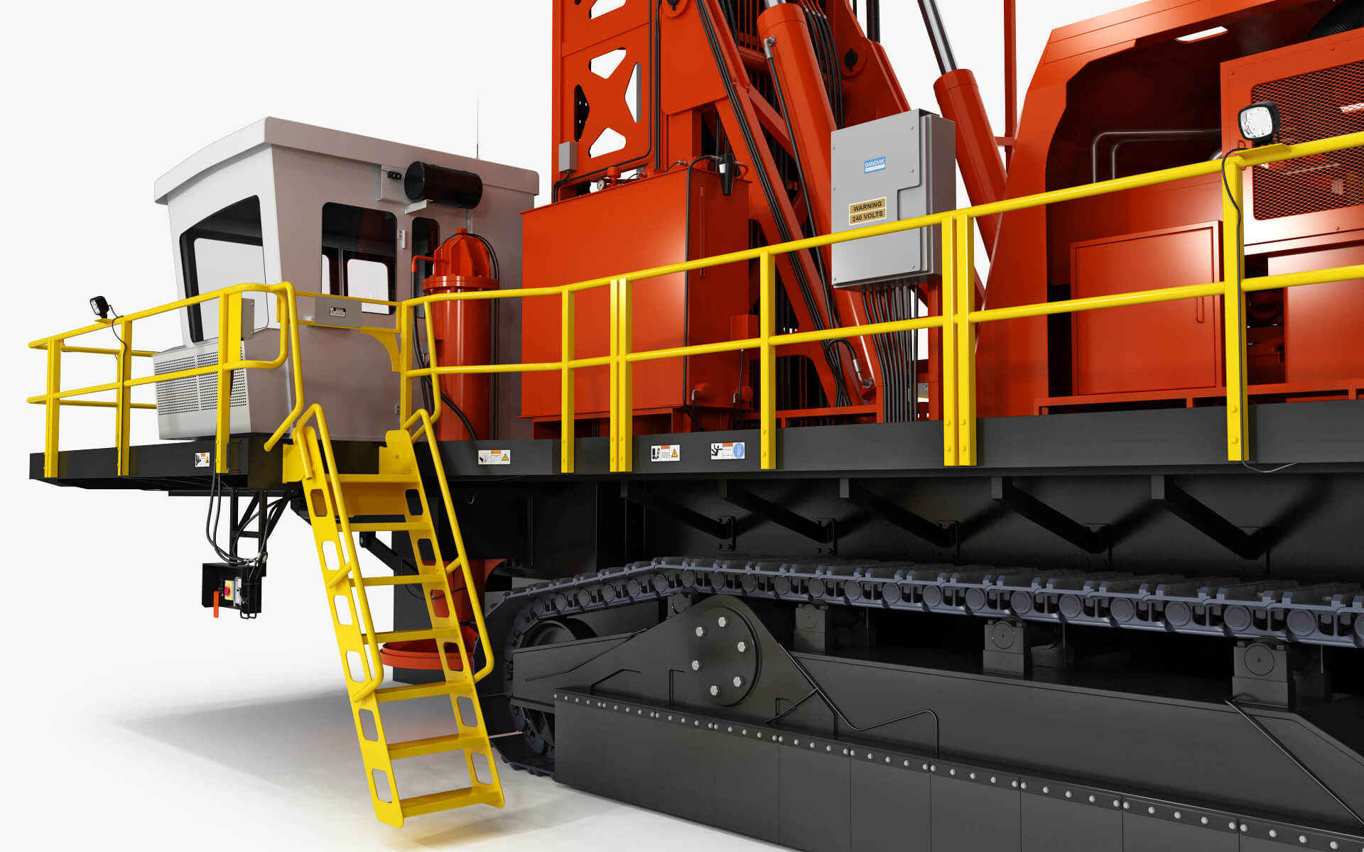 Rotary Blasthole Drill Rig Sandvik Dr416I - 3D Model by modelspro