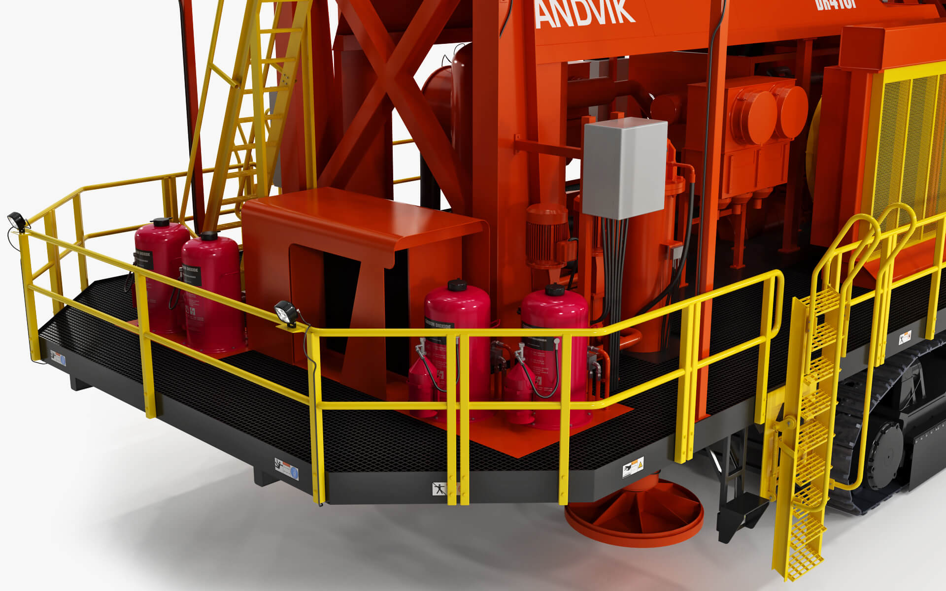 Rotary Blasthole Drill Rig Sandvik Dr416I - 3D Model by modelspro