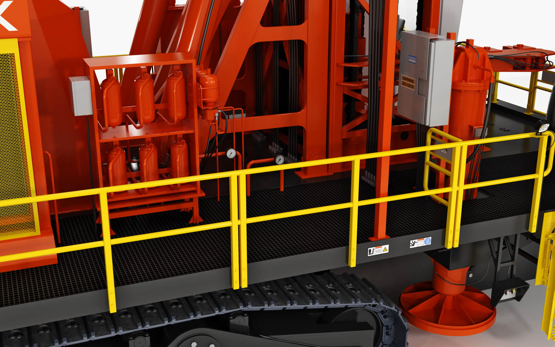 Rotary Blasthole Drill Rig Sandvik Dr416I - 3D Model by modelspro
