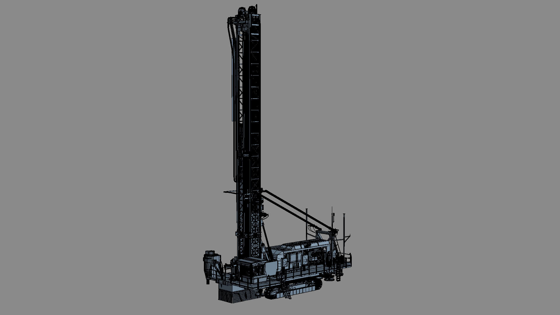 Rotary Blasthole Drill Rig Sandvik Dr416I - 3D Model by modelspro
