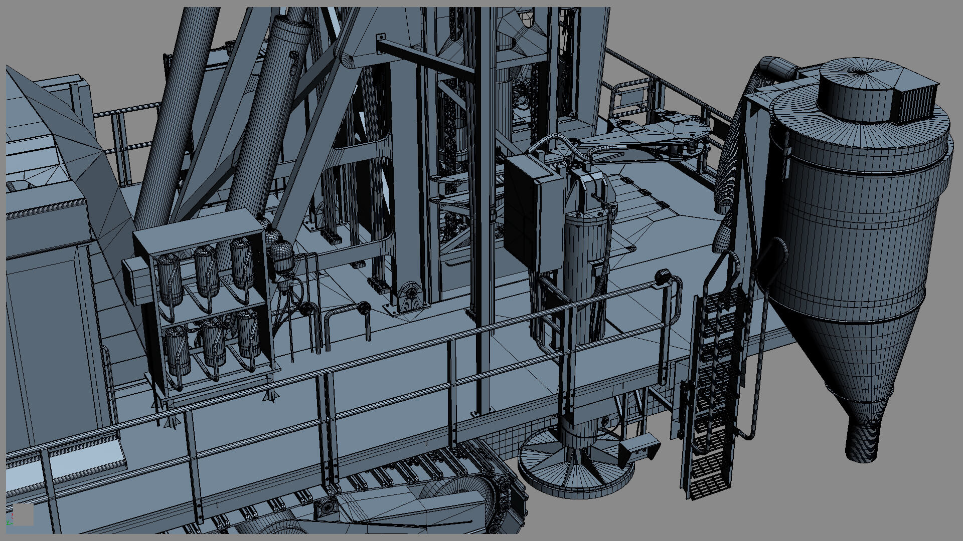 Rotary Blasthole Drill Rig Sandvik Dr416I - 3D Model by modelspro