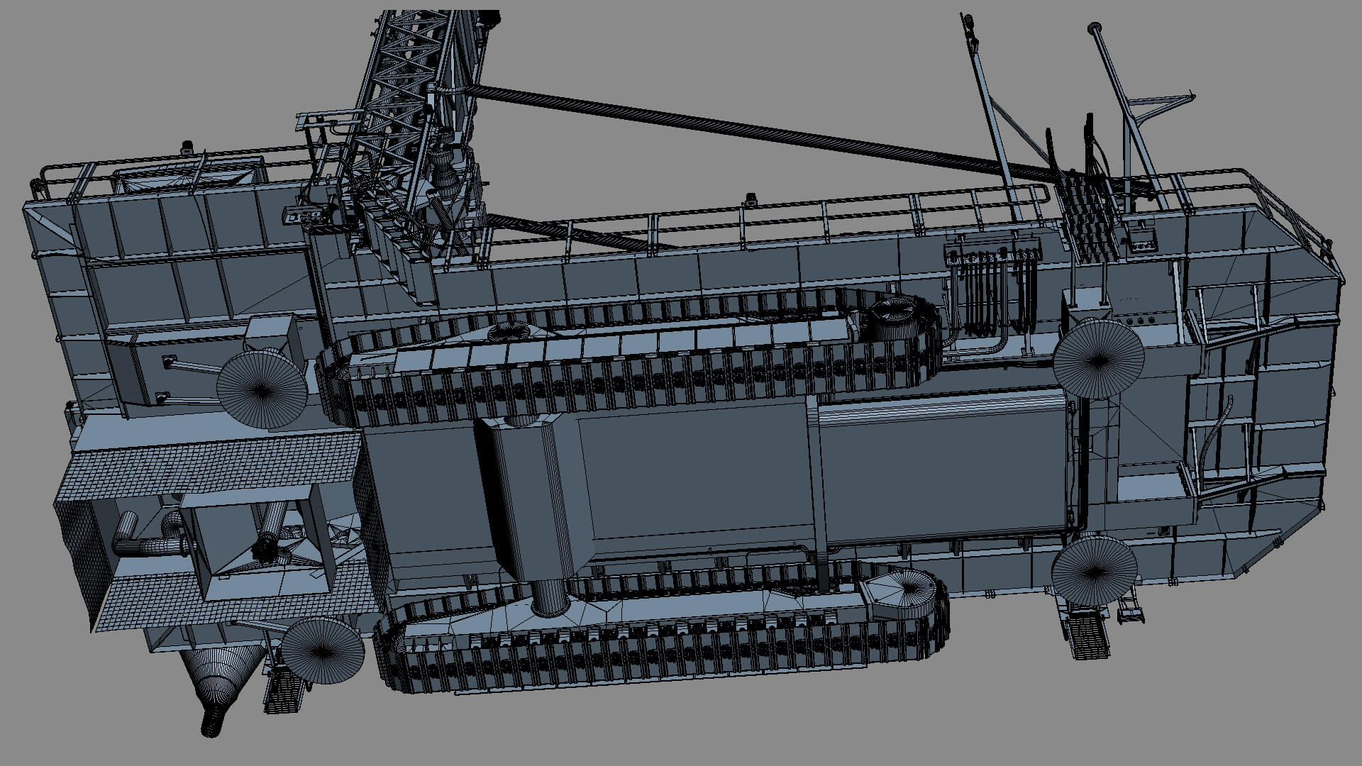 Rotary Blasthole Drill Rig Sandvik Dr416I - 3D Model by modelspro