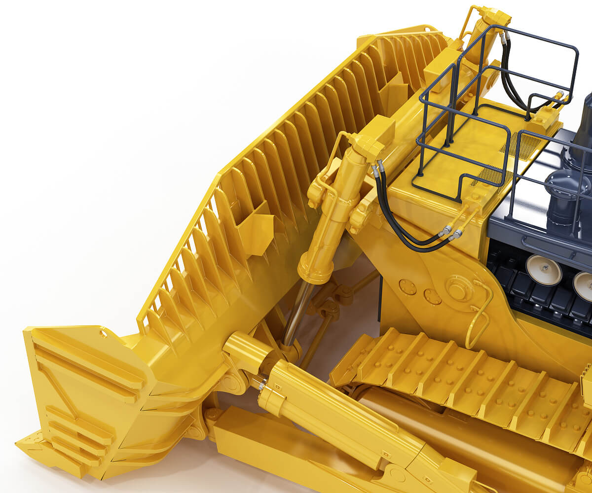 Super Dozer Komatsu D575 - 3D Model by modelspro