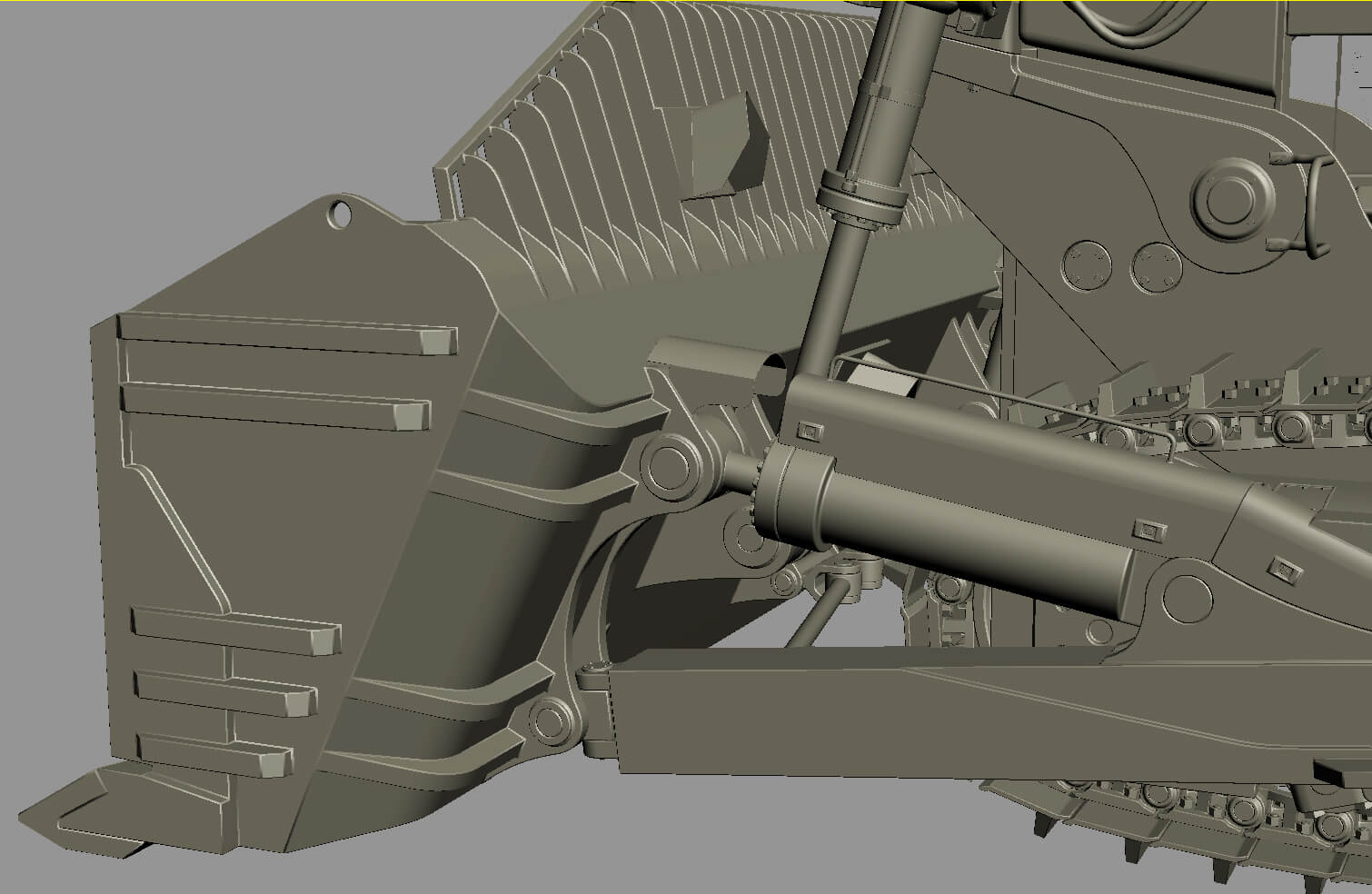 Super Dozer Komatsu D575 - 3D Model by modelspro