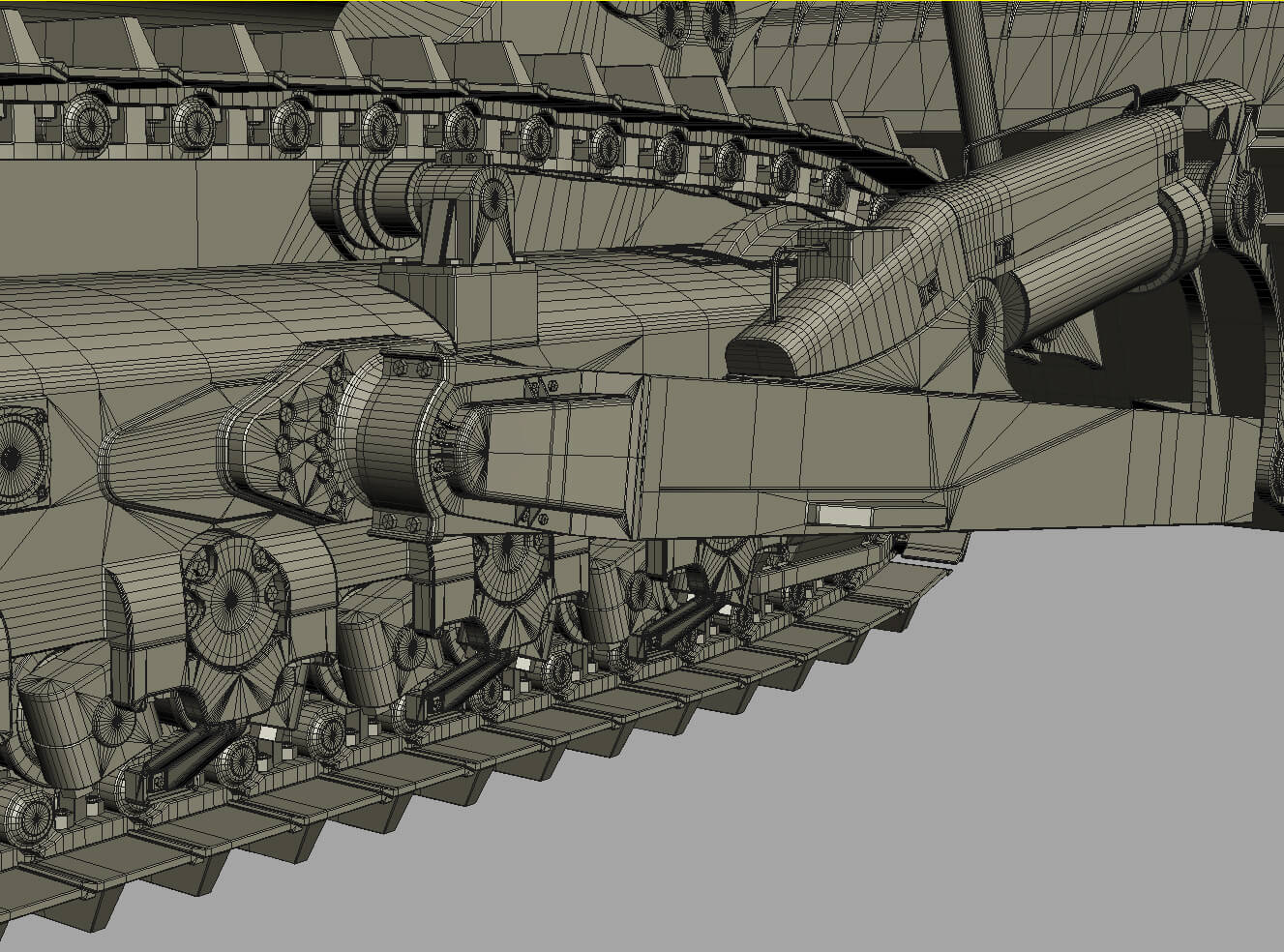 Super Dozer Komatsu D575 - 3D Model by modelspro