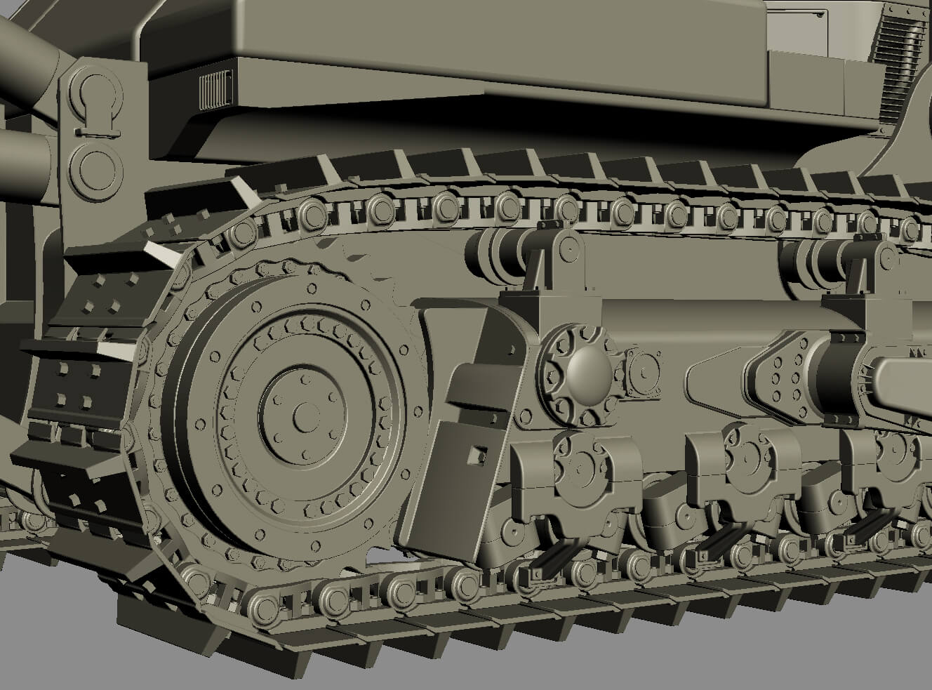 Super Dozer Komatsu D575 - 3D Model by modelspro