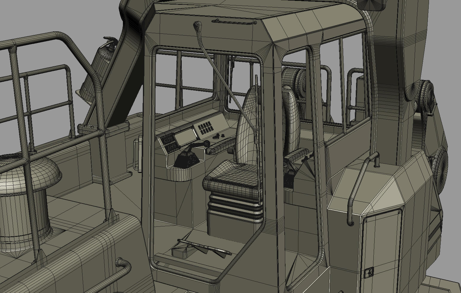 Super Dozer Komatsu D575 - 3D Model by modelspro