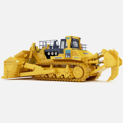 Super Dozer Komatsu D575 - 3D Model by modelspro