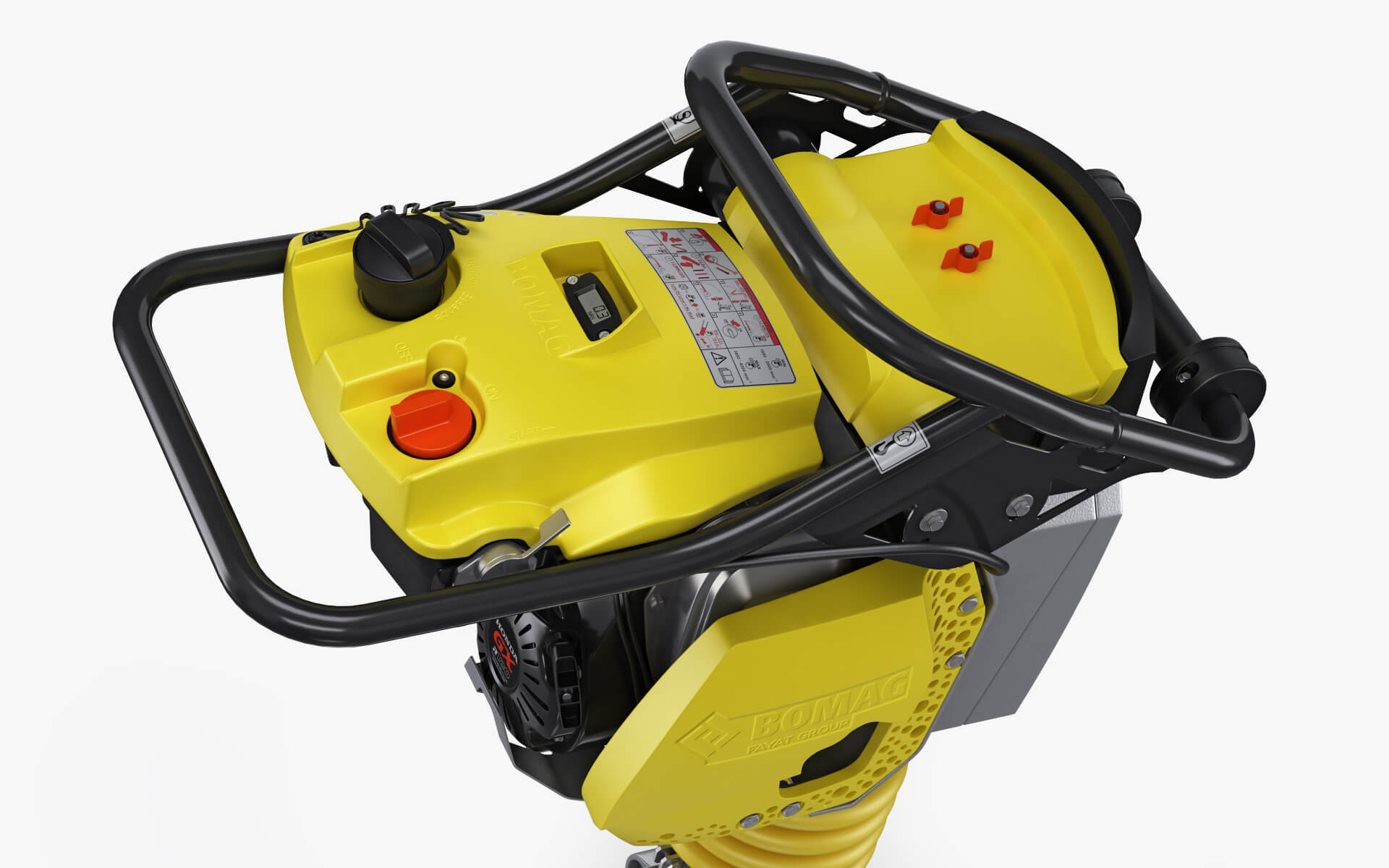 Tamper Bomag Bt 65 - 3D Model by modelspro