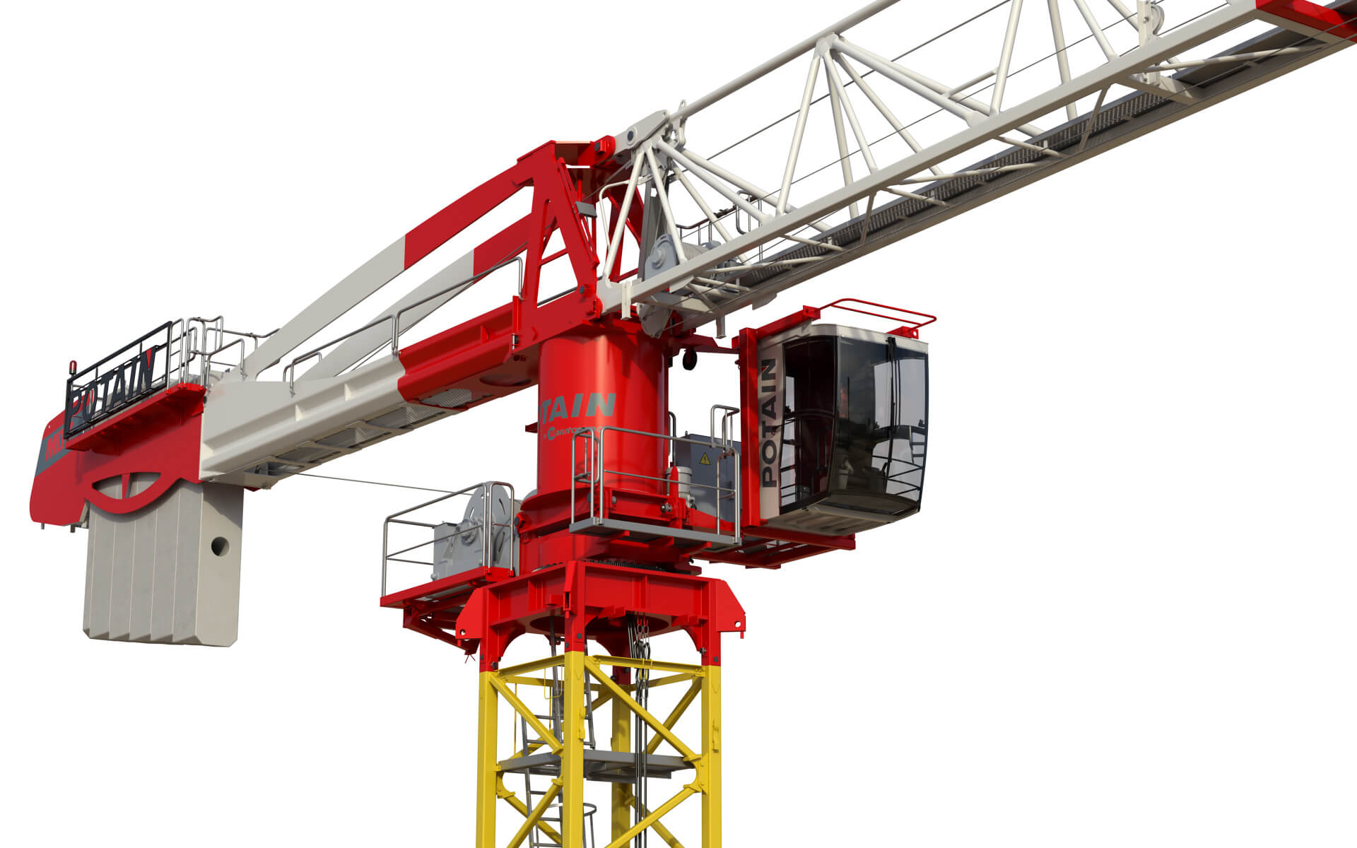 Tower Crane Potain Mdt 269 J12 - 3D Model by modelspro