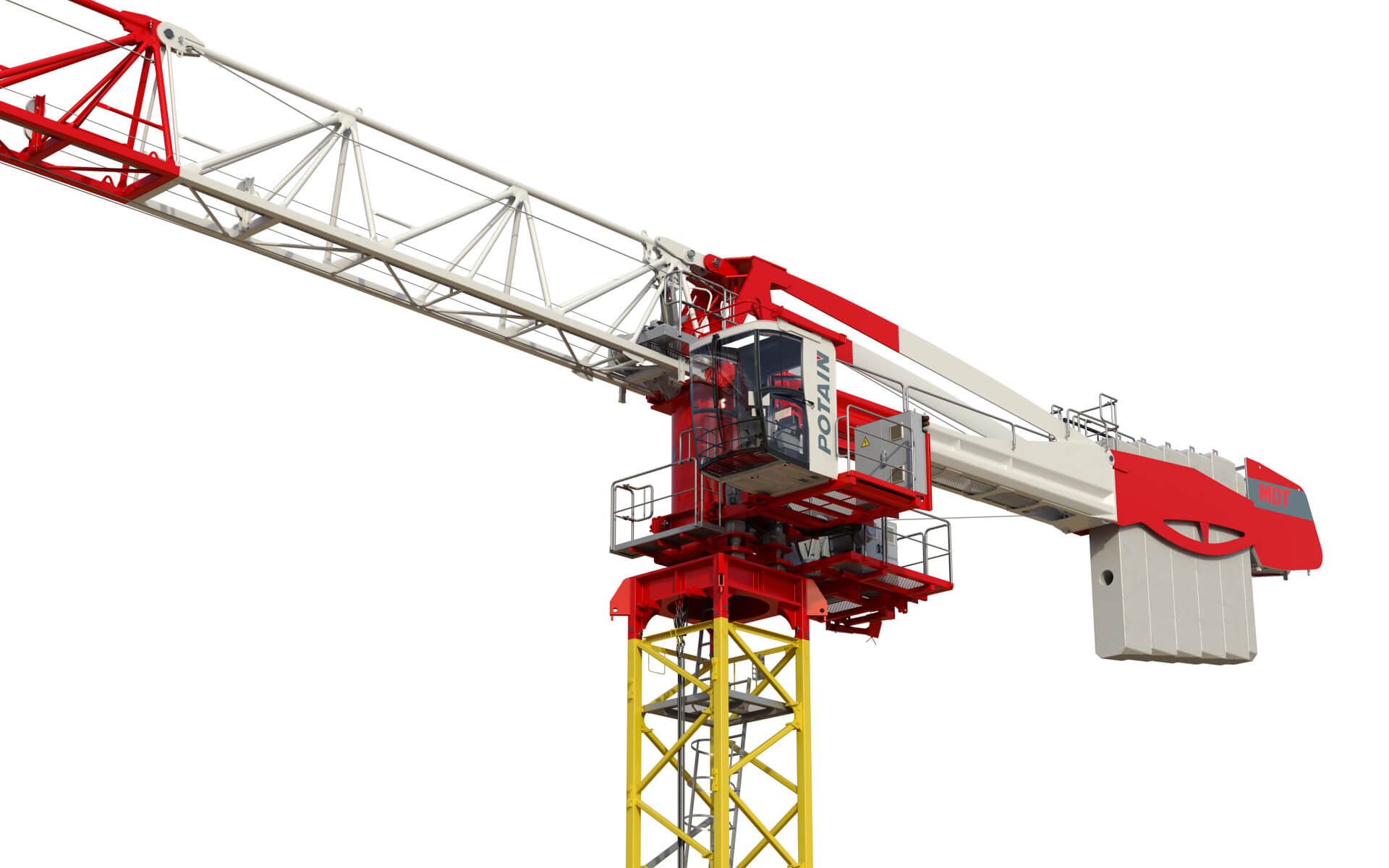 Tower Crane Potain Mdt 269 J12 - 3D Model by modelspro