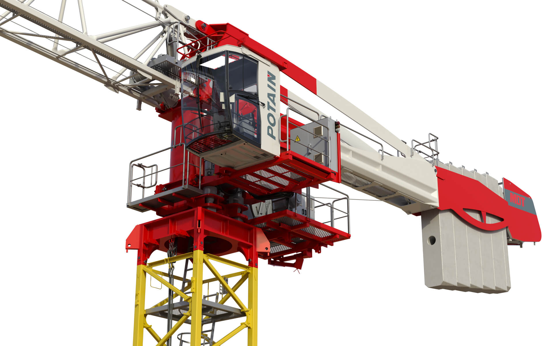 Tower Crane Potain Mdt 269 J12 - 3D Model by modelspro