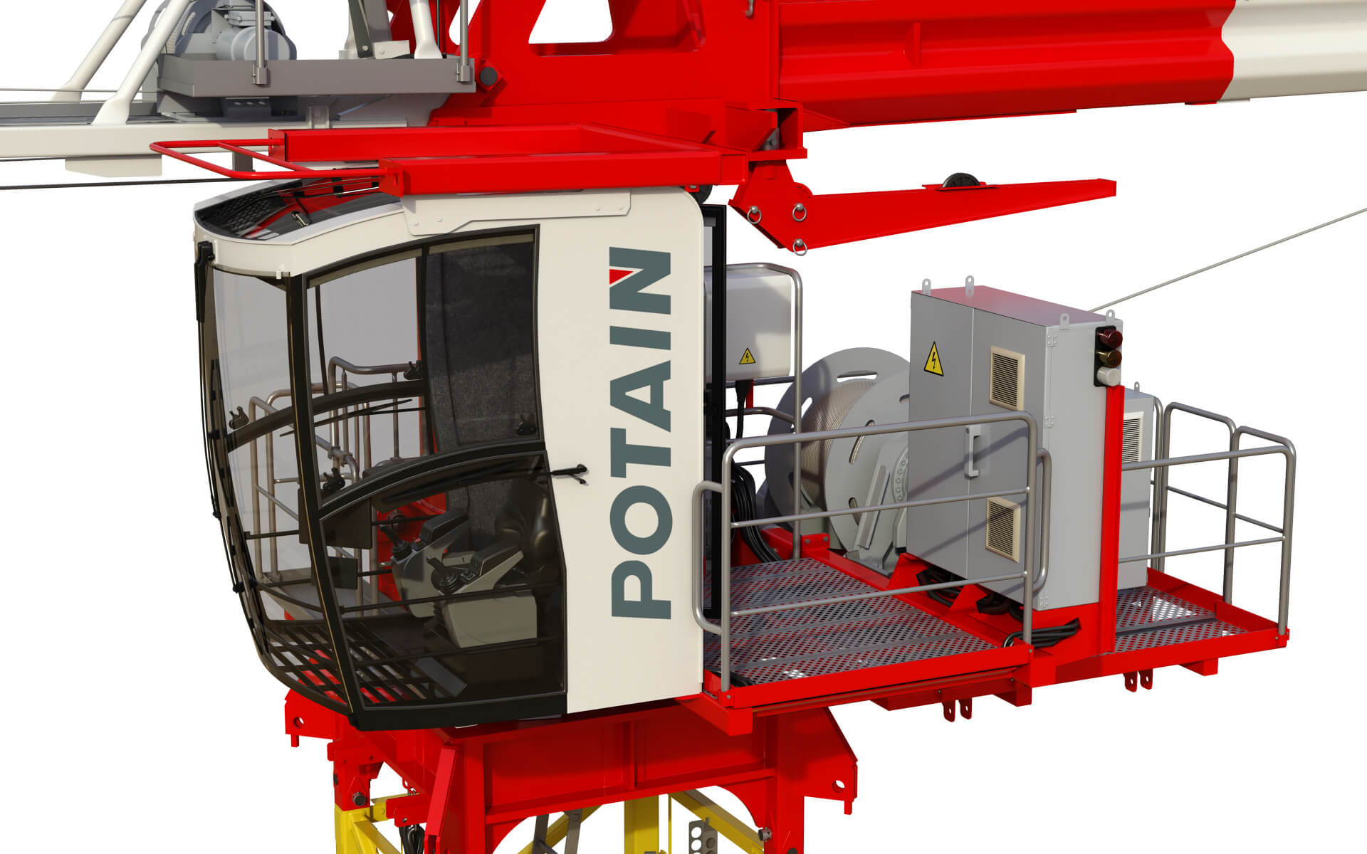 Tower Crane Potain Mdt 269 J12 - 3D Model by modelspro