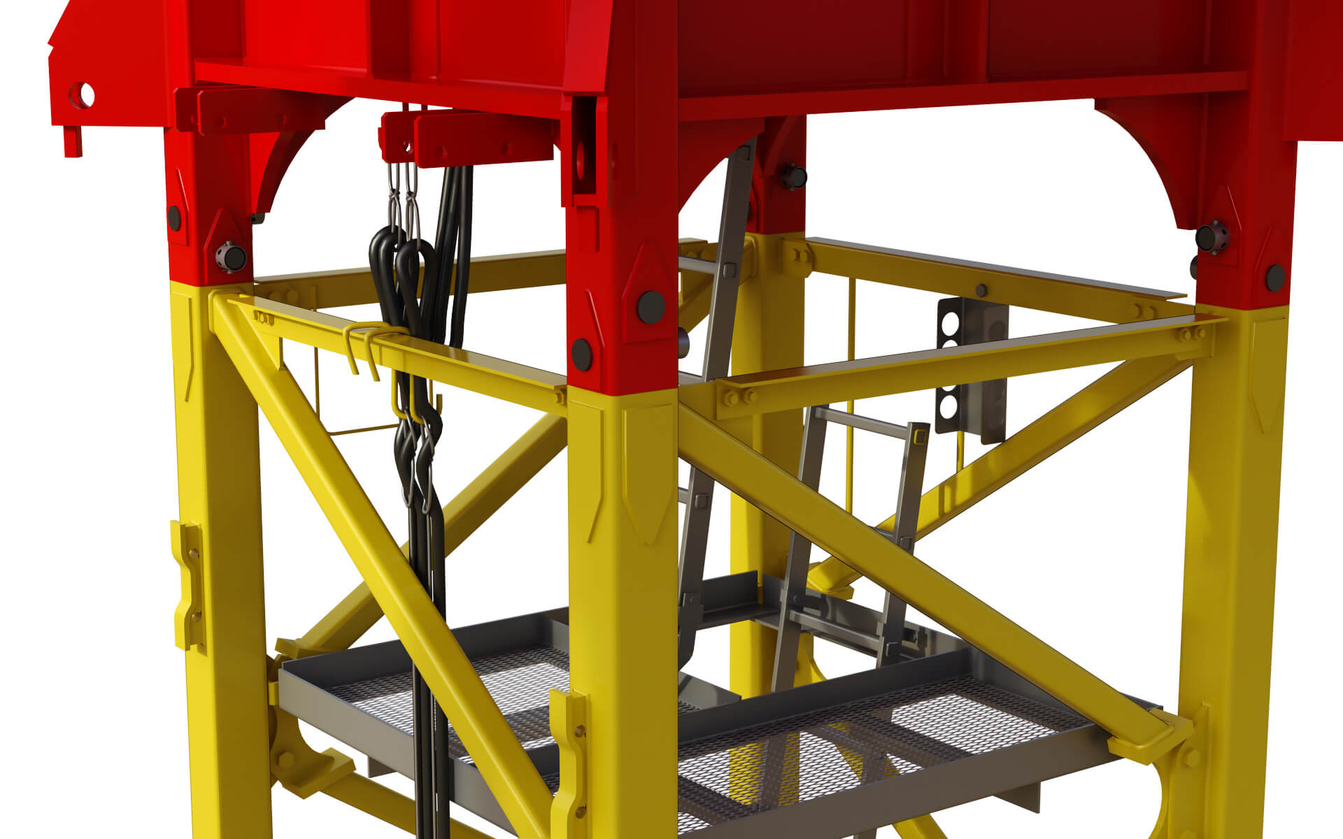 Tower Crane Potain Mdt 269 J12 - 3D Model by modelspro
