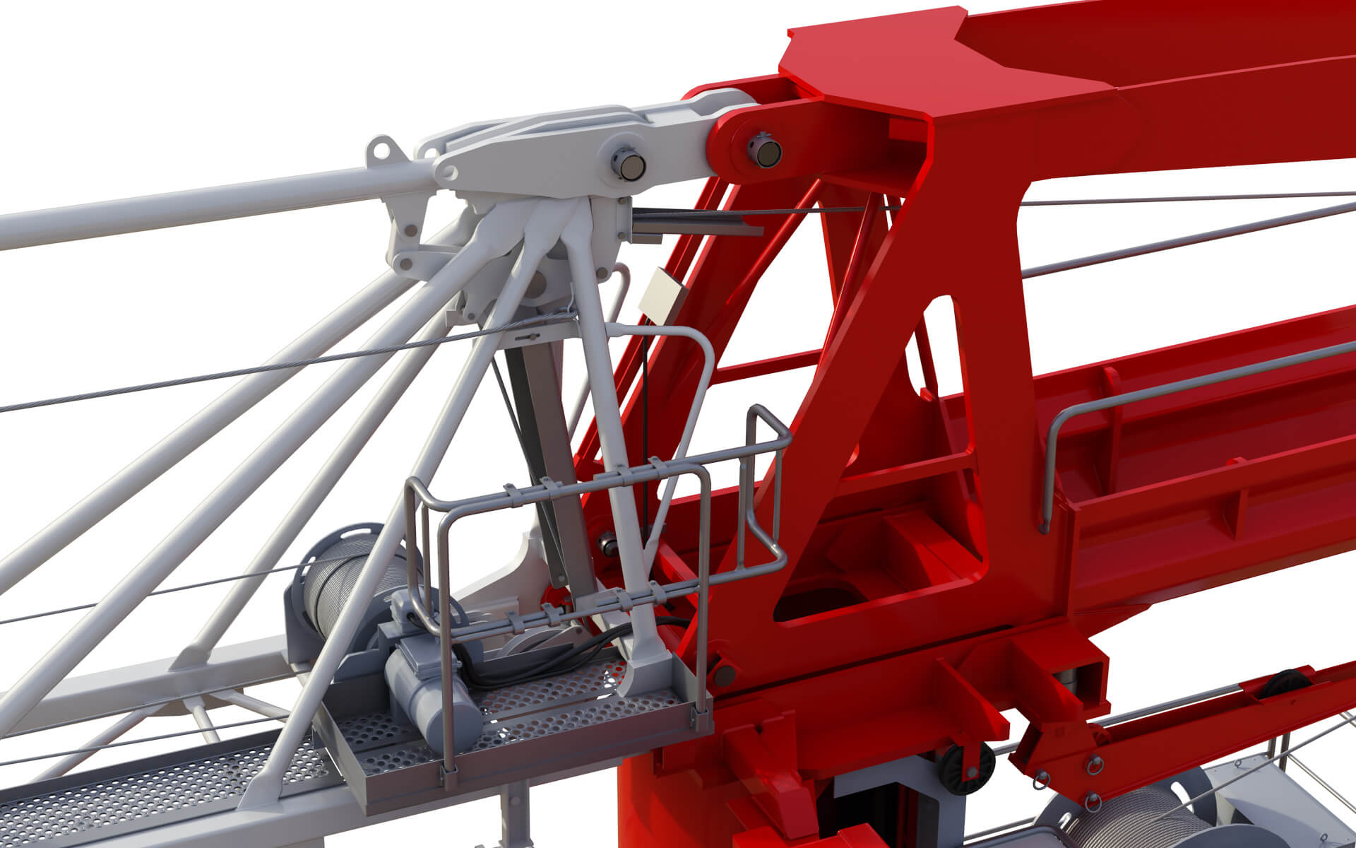 Tower Crane Potain Mdt 269 J12 - 3D Model by modelspro