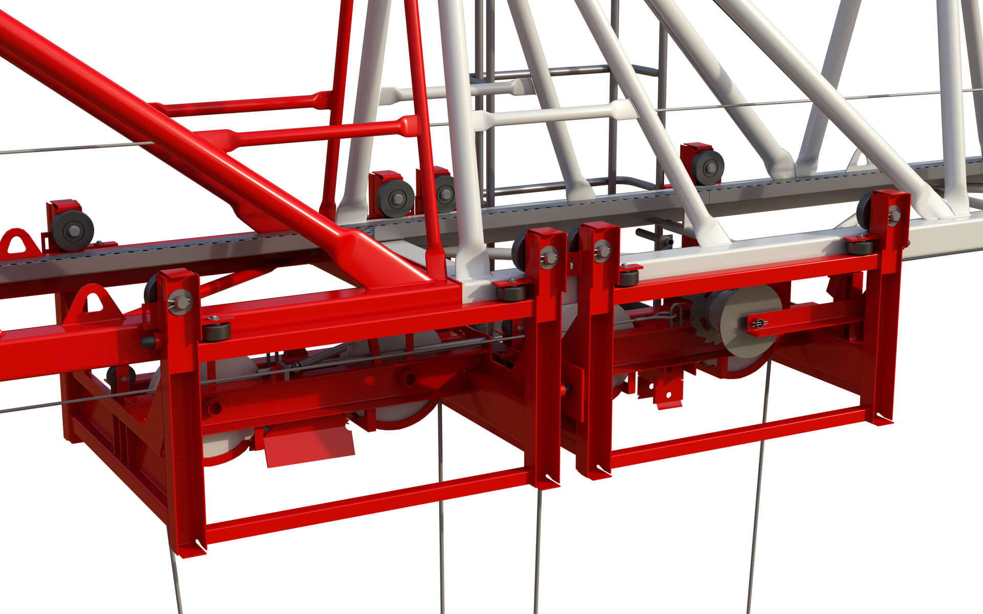 Tower Crane Potain Mdt 269 J12 - 3D Model by modelspro