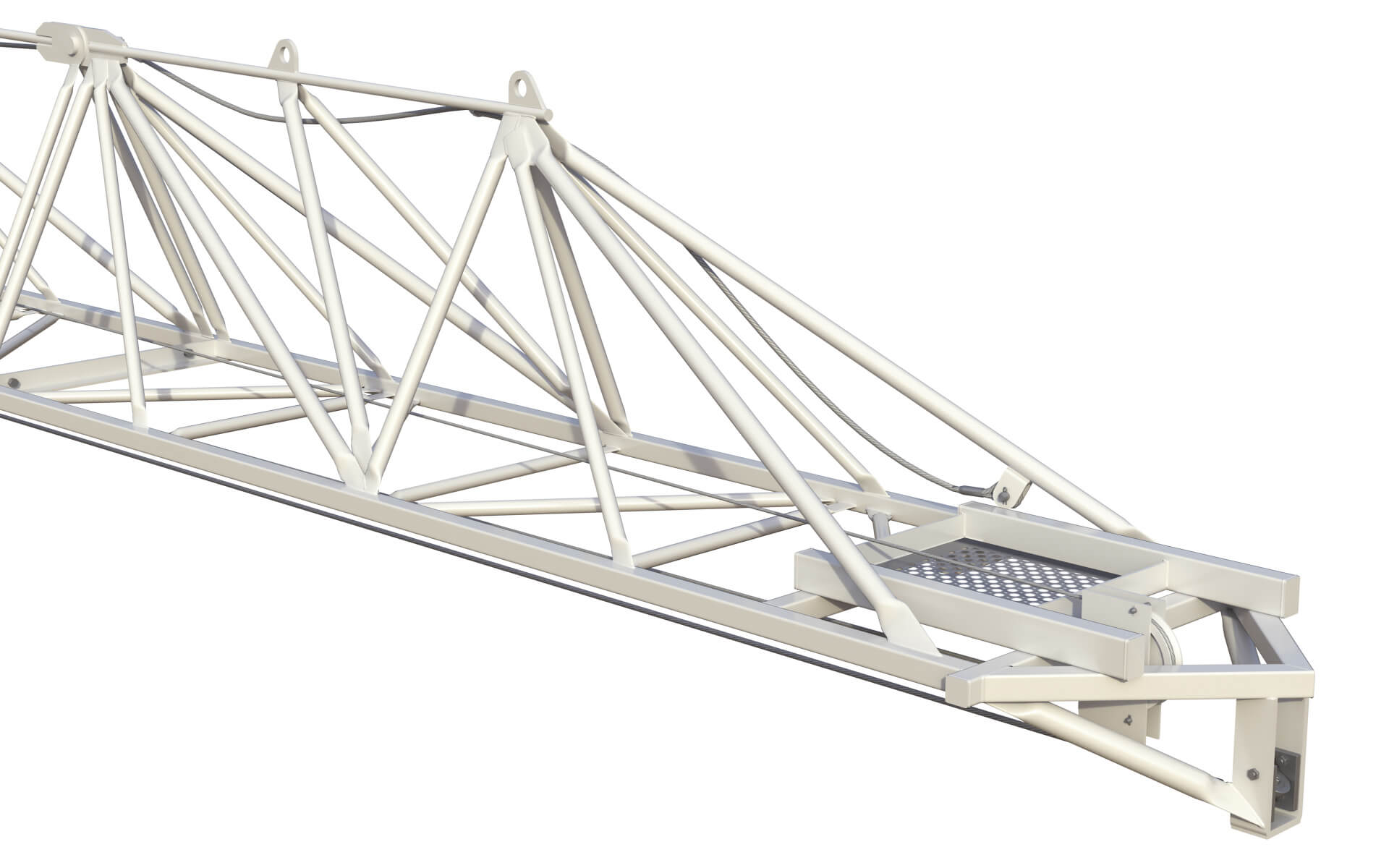 Tower Crane Potain Mdt 269 J12 - 3D Model by modelspro