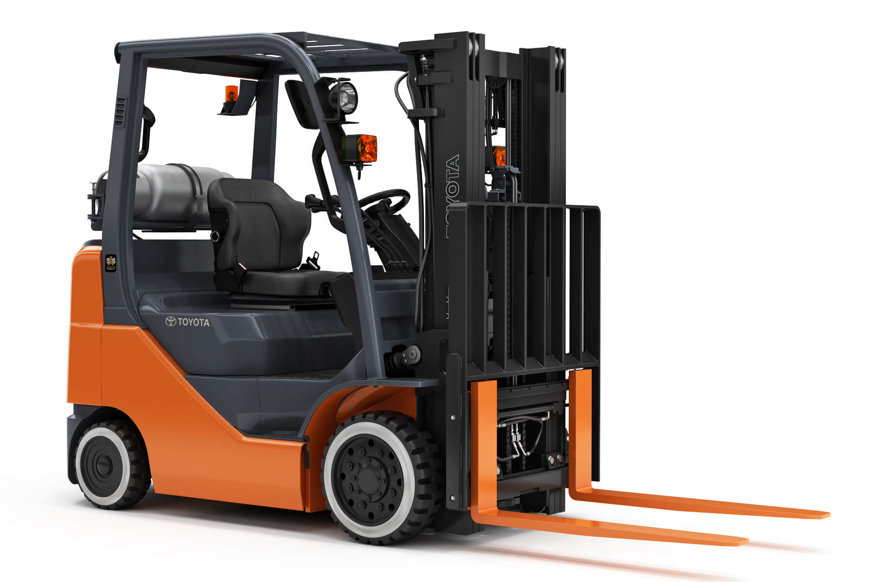 Toyota Core Ic Cushion Forklift 3d Model By Modelspro