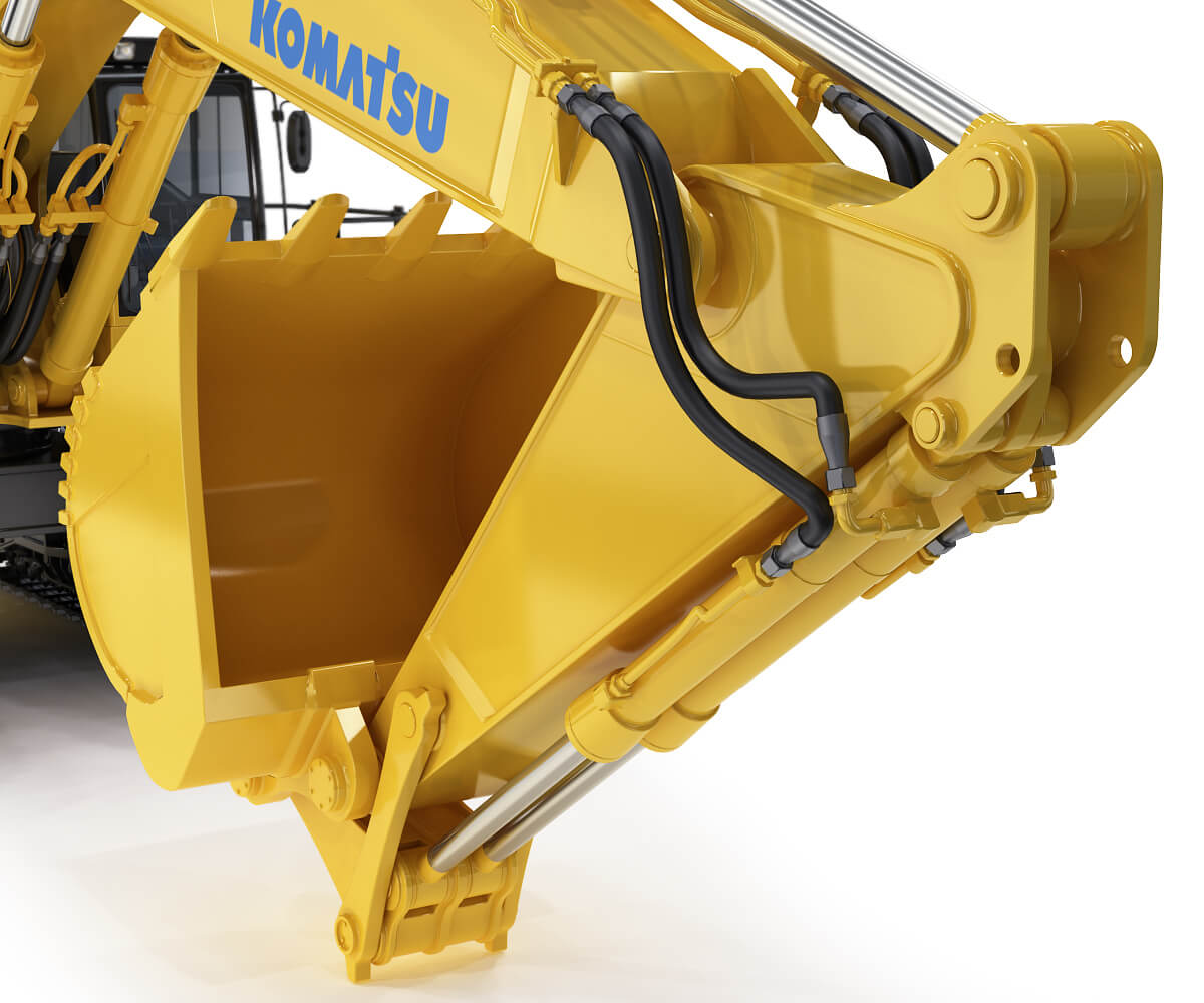 Tracked Excavator Komatsu Pc1250 - 3D Model by modelspro