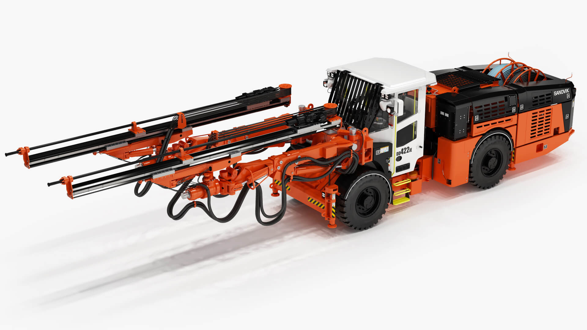 Underground Mining Drill Rigs Sandvik Dd422Ie - 3D Model by modelspro