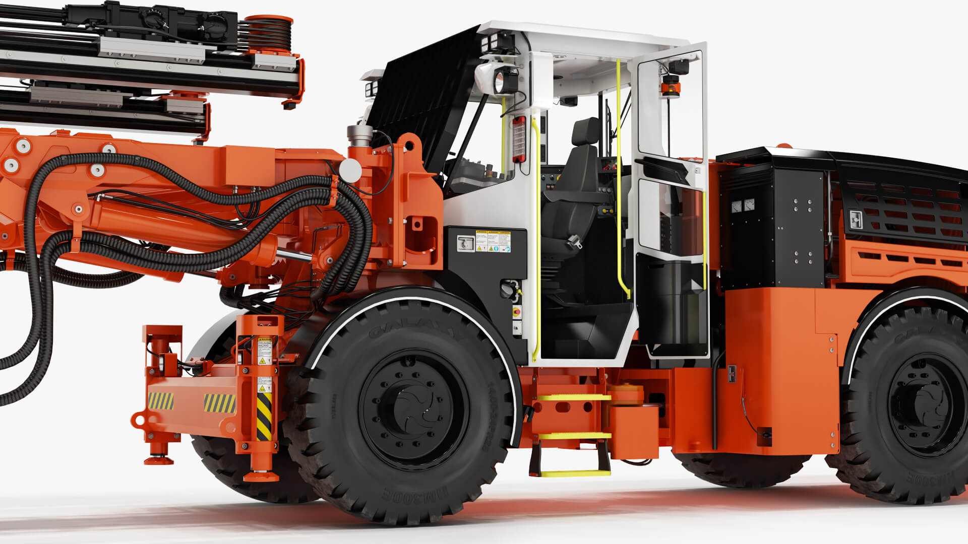 Underground Mining Drill Rigs Sandvik Dd422Ie - 3D Model by modelspro