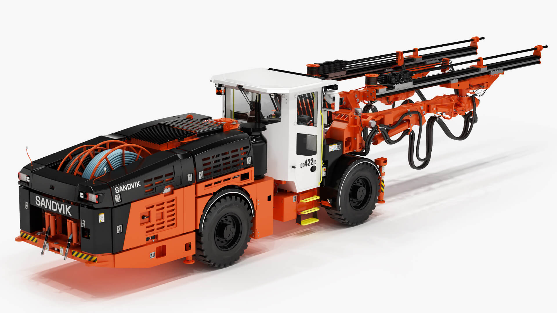 Underground Mining Drill Rigs Sandvik Dd422Ie - 3D Model by modelspro