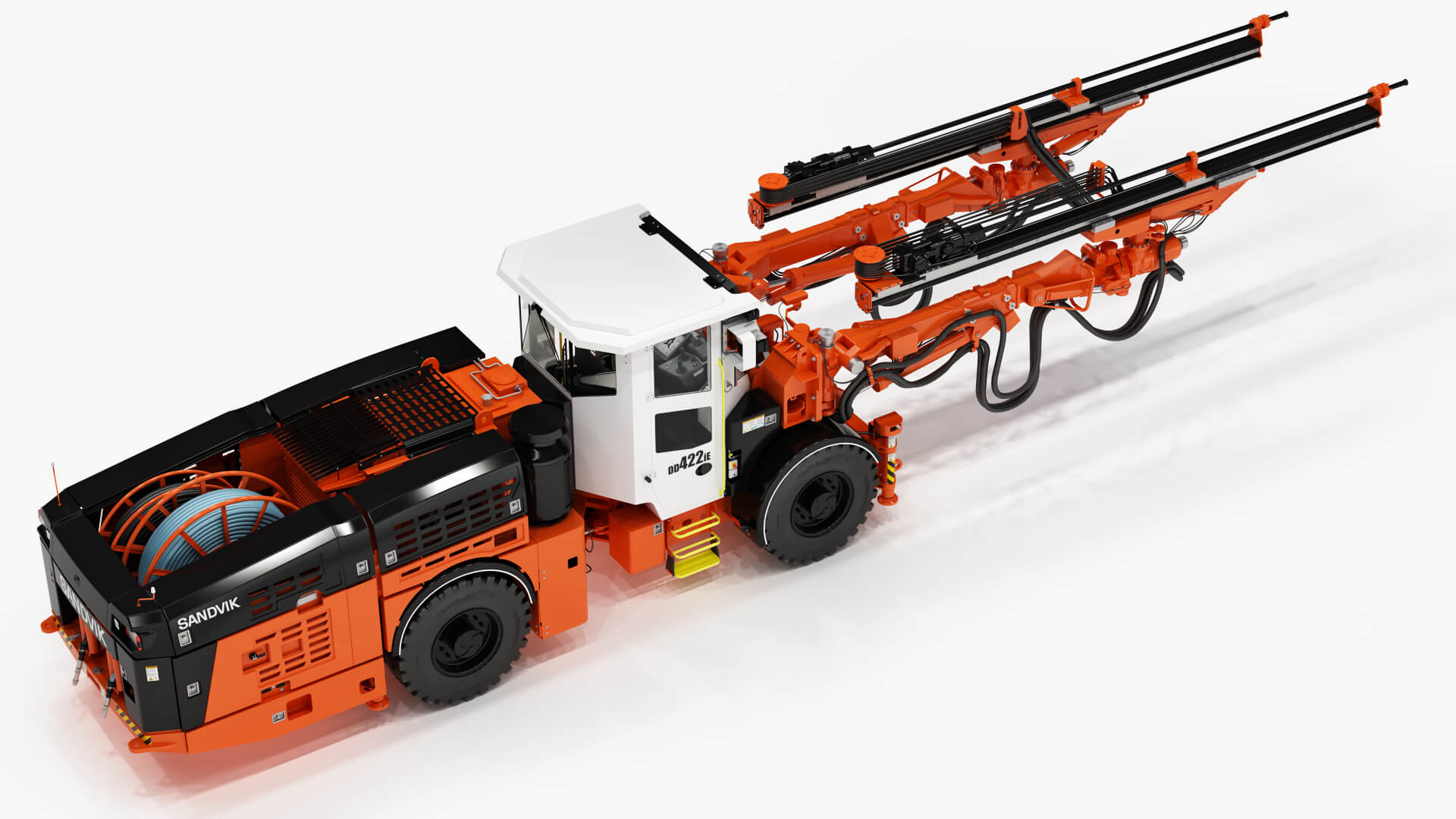 Underground Mining Drill Rigs Sandvik Dd422Ie - 3D Model by modelspro