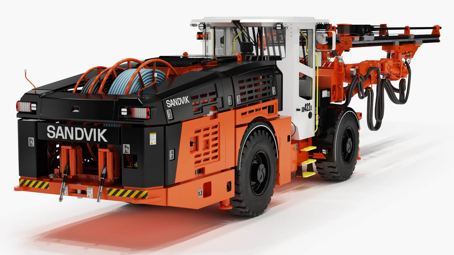 Underground Mining Drill Rigs Sandvik Dd422Ie - 3D Model by modelspro