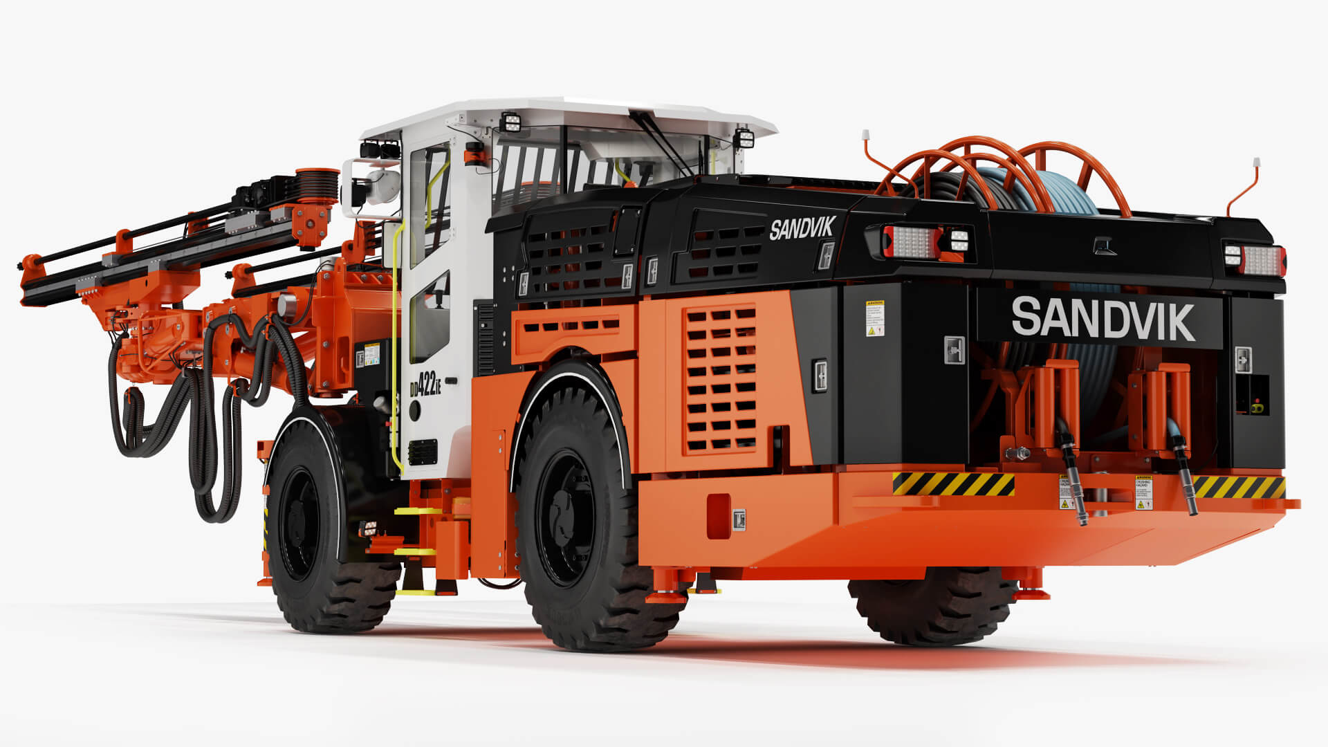 Underground Mining Drill Rigs Sandvik Dd422Ie - 3D Model by modelspro