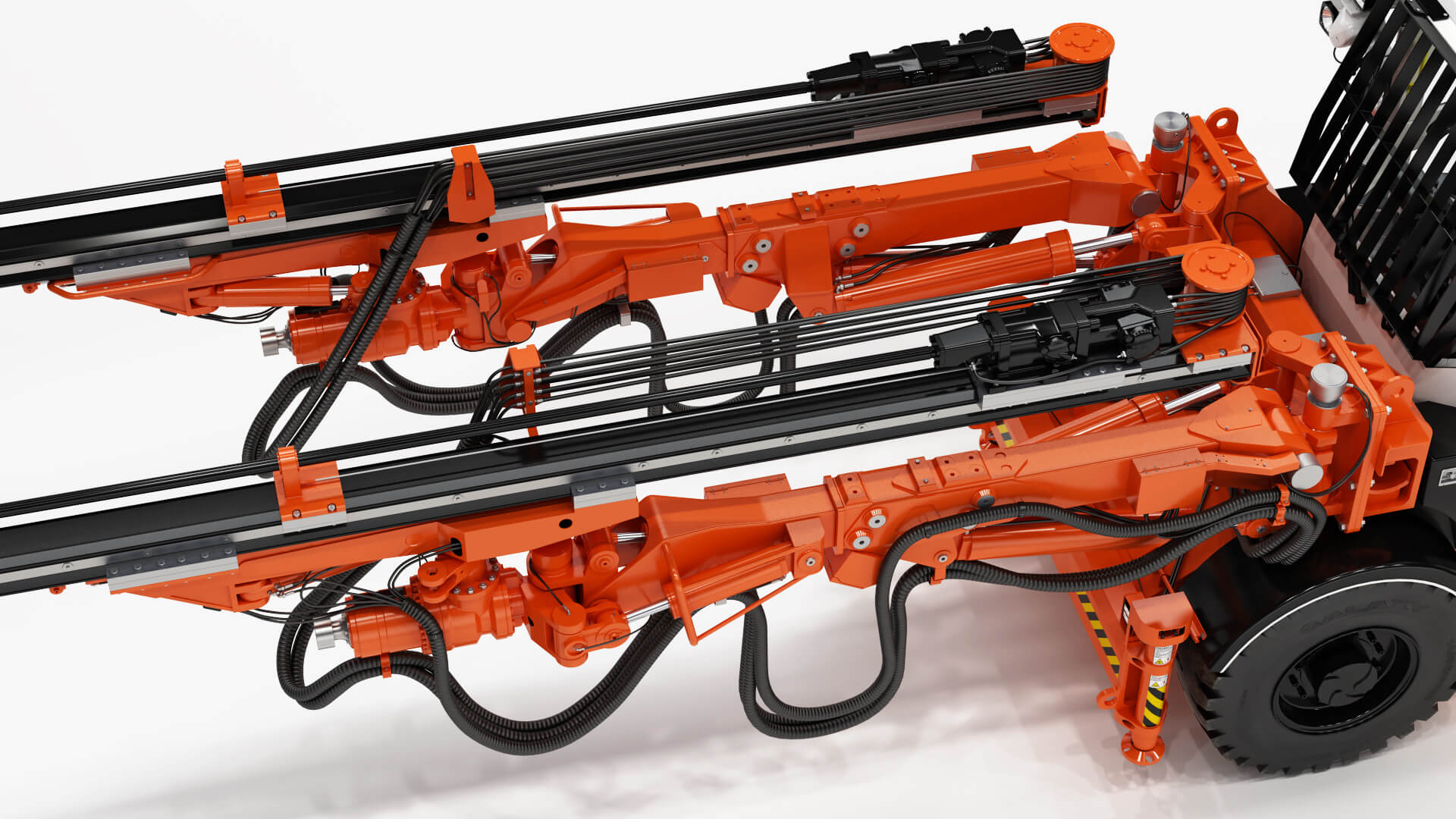 Underground Mining Drill Rigs Sandvik Dd422Ie - 3D Model by modelspro