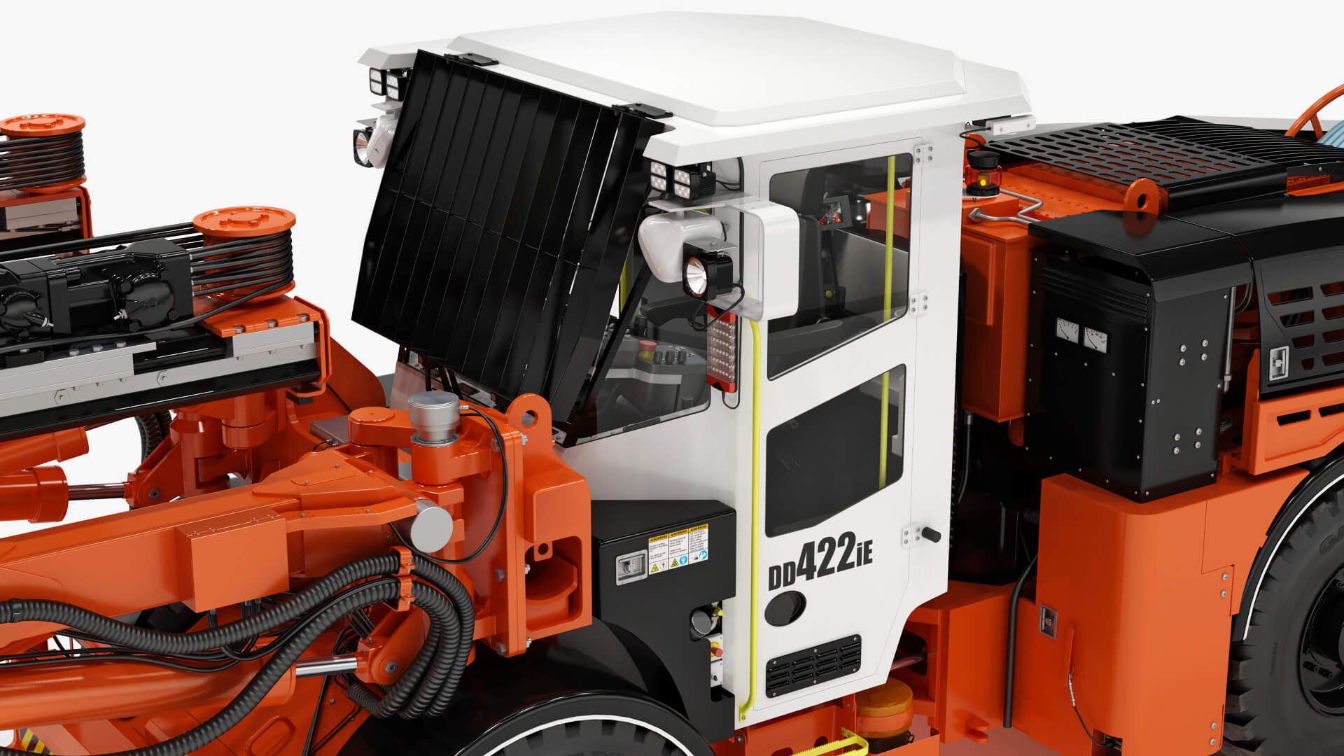 Underground Mining Drill Rigs Sandvik Dd422Ie - 3D Model by modelspro