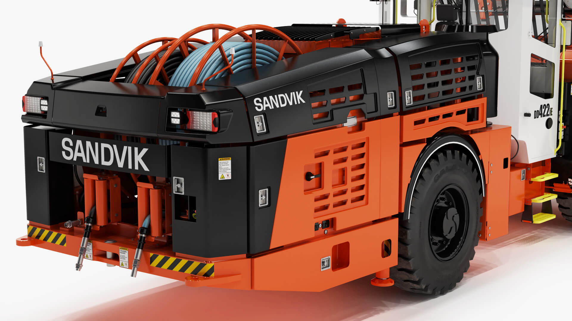 Underground Mining Drill Rigs Sandvik Dd422Ie - 3D Model by modelspro