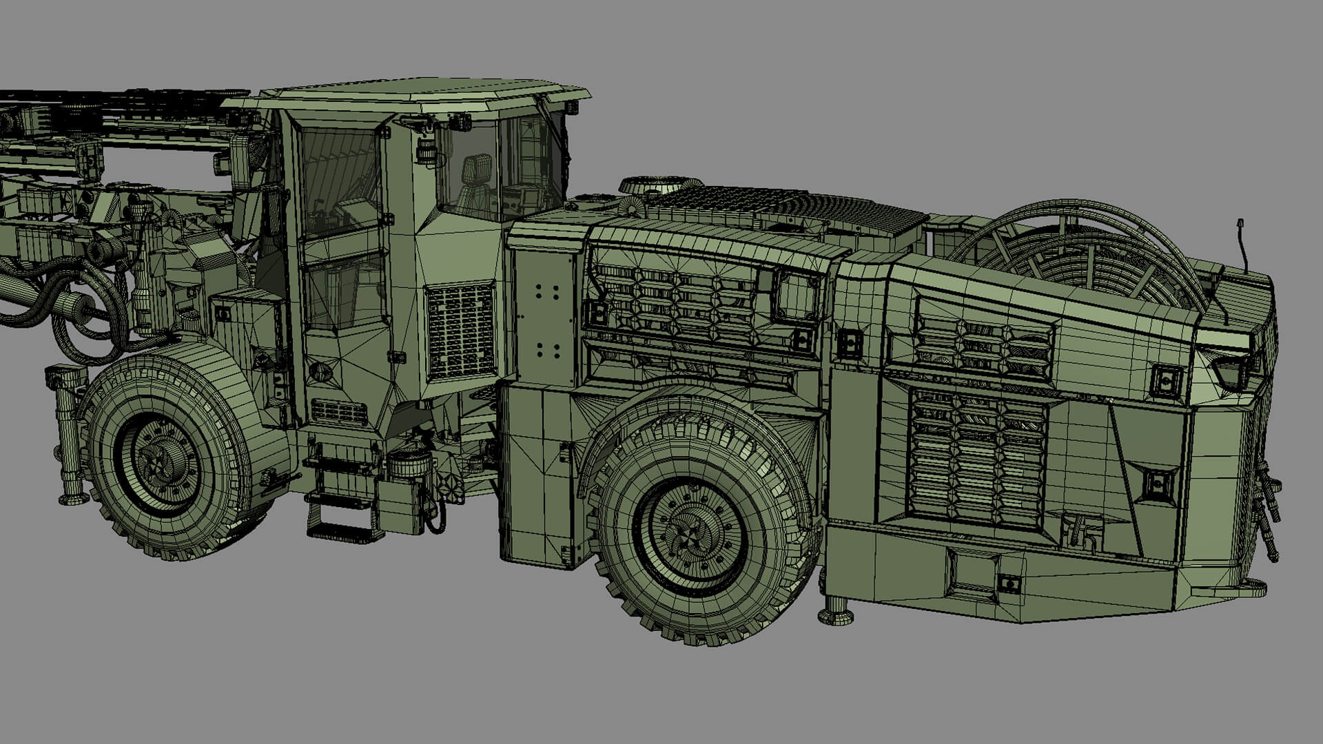 Underground Mining Drill Rigs Sandvik Dd422Ie - 3D Model by modelspro